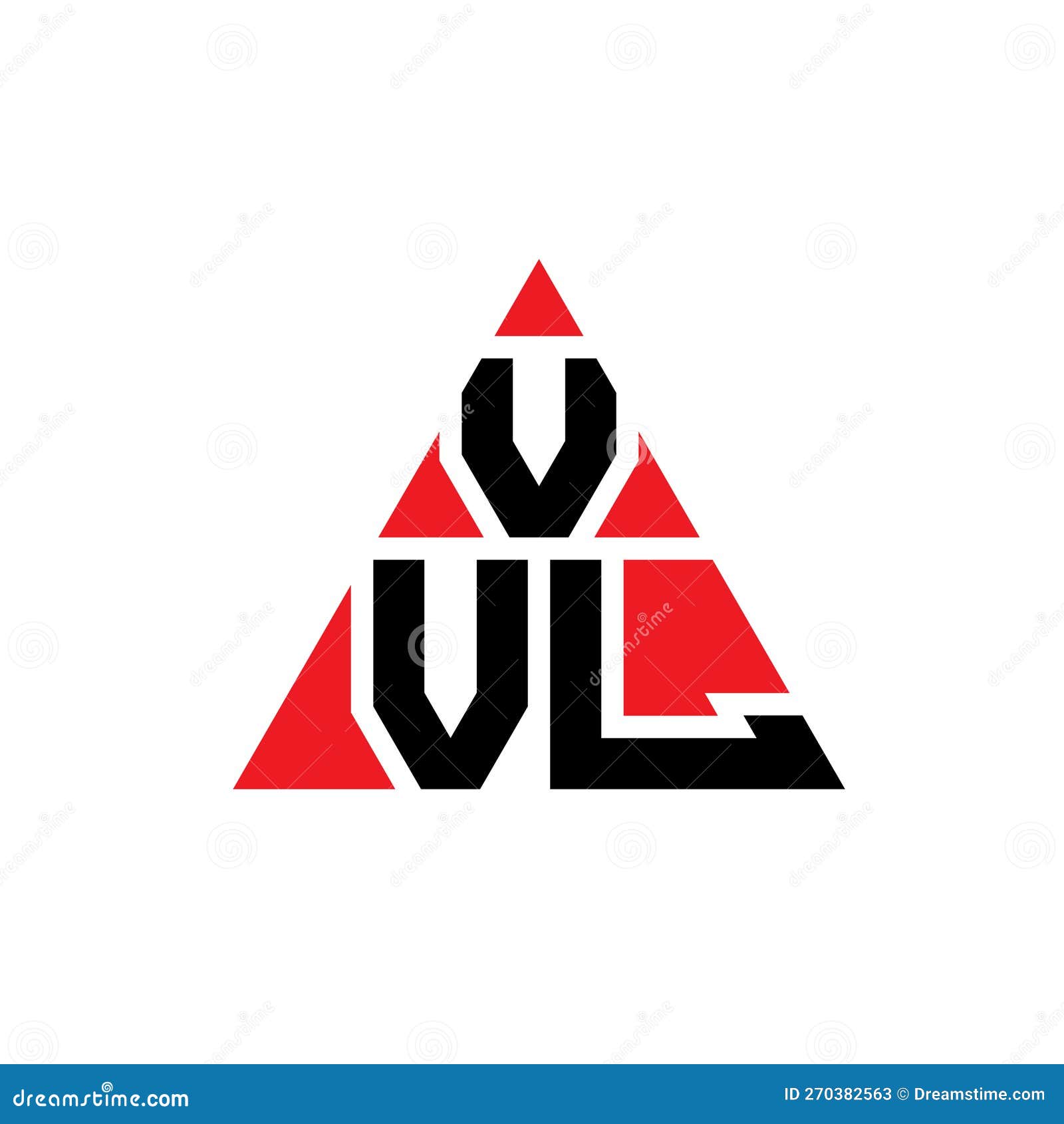 VVL Triangle Letter Logo Design with Triangle Shape. VVL Triangle Logo ...