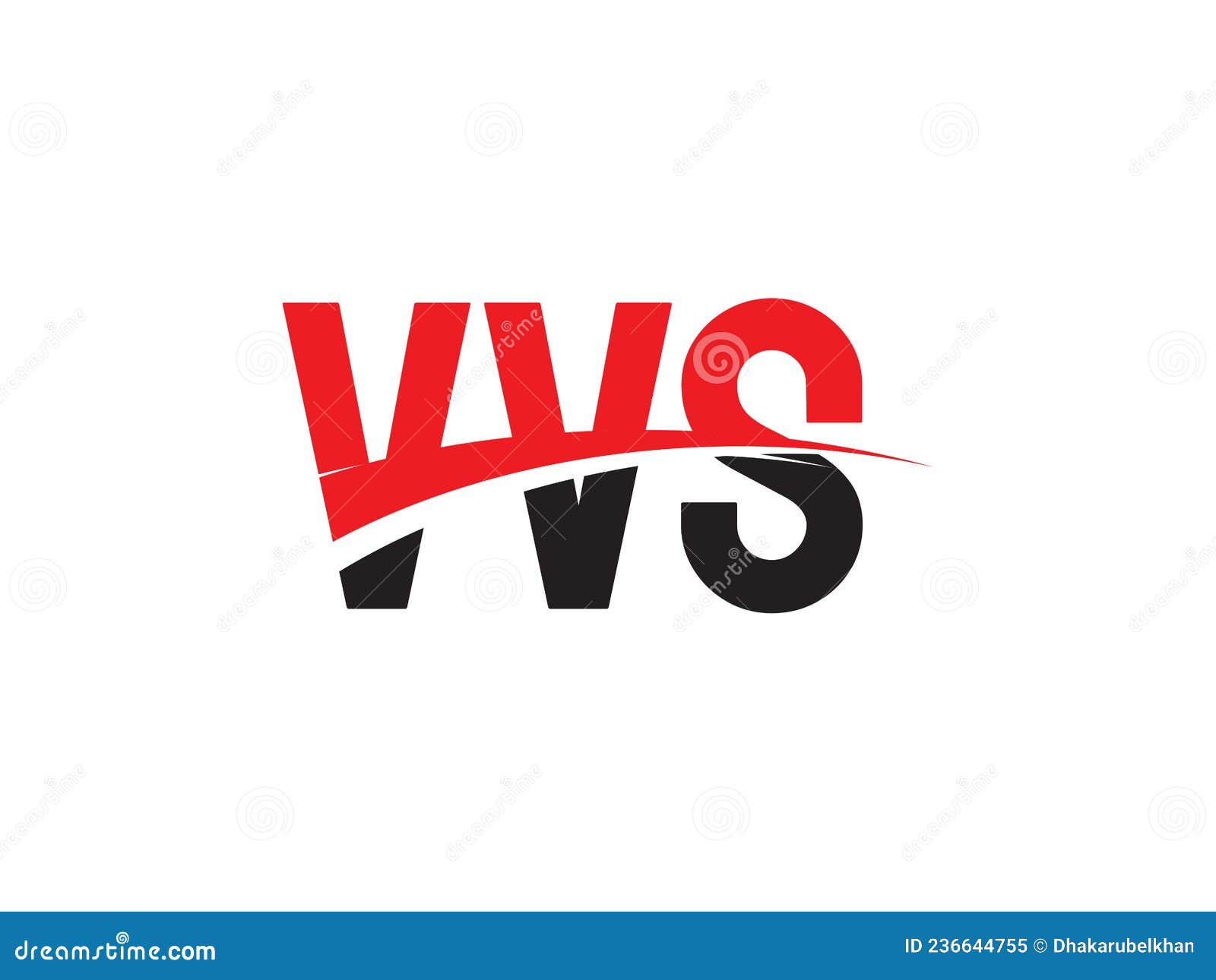 VVS Letter Initial Logo Design Vector Illustration Stock Vector ...