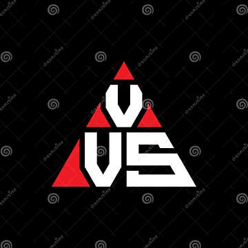 VVS Triangle Letter Logo Design with Triangle Shape. VVS Triangle Logo ...