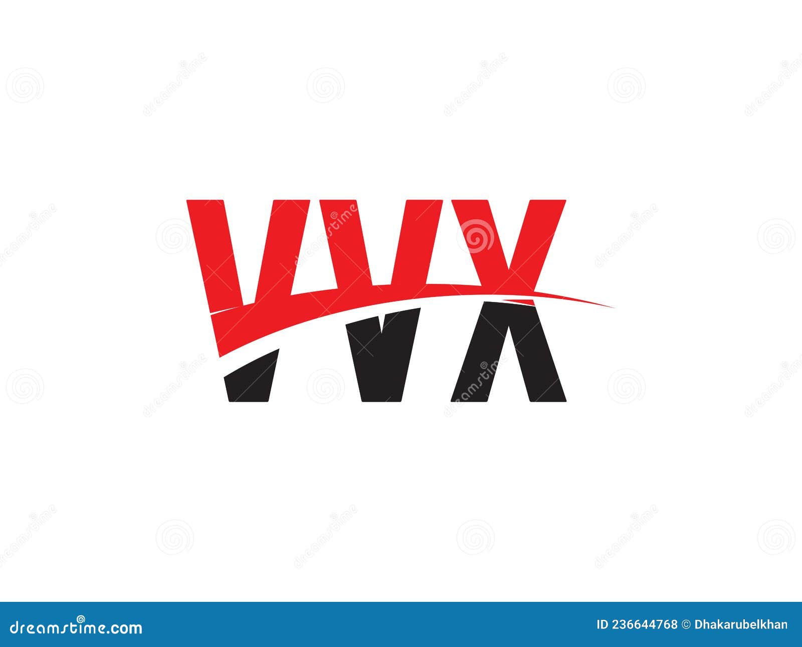 VVX Letter Initial Logo Design Vector Illustration Stock Vector ...