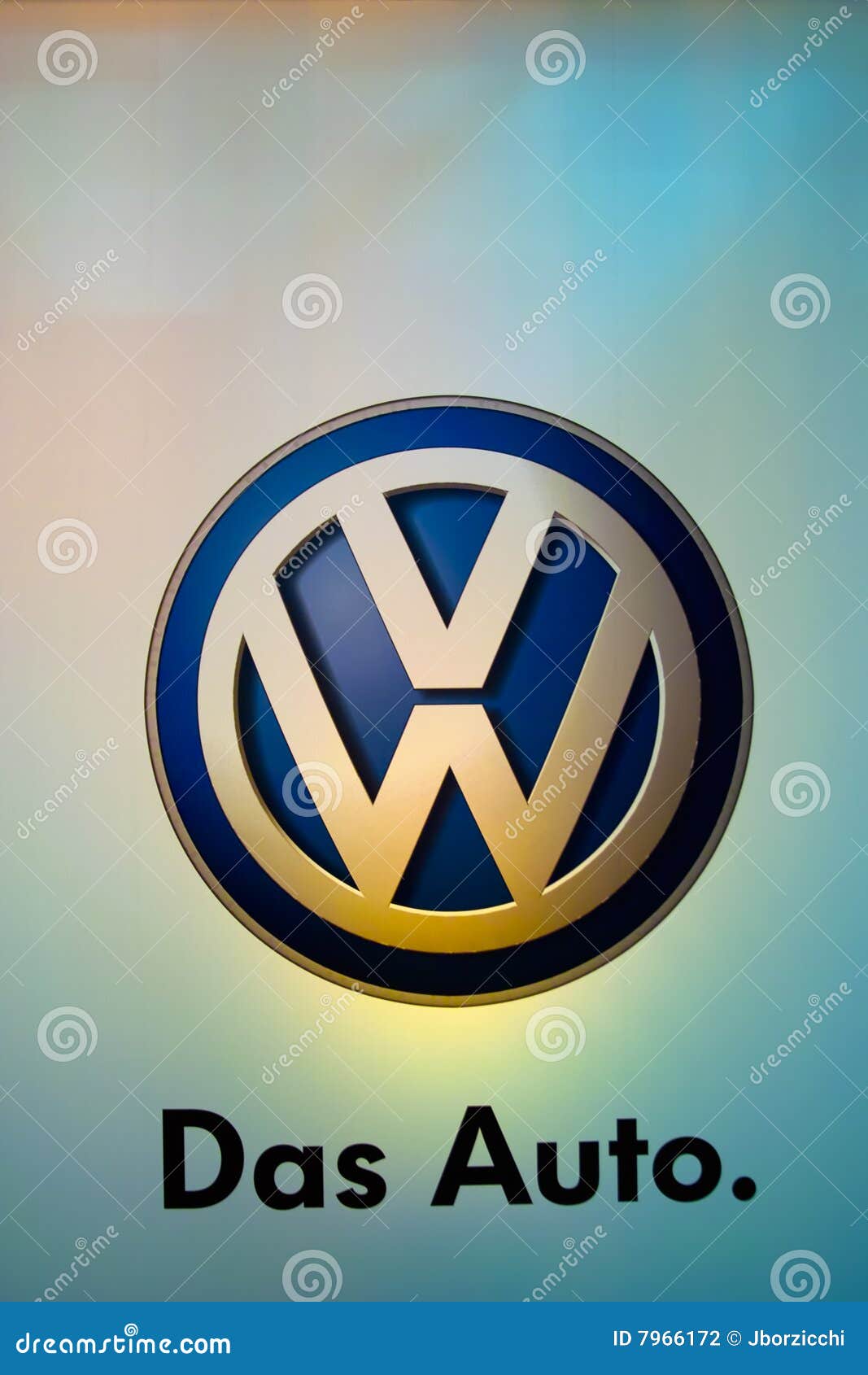 VW-Autozeichen, redaktionelles stockfotografie. Bild von firma - 7966172