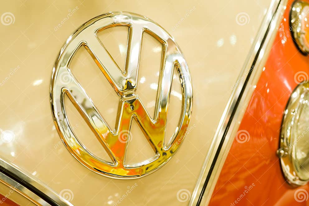 VW badge editorial stock photo. Image of 1960, brand - 19002613