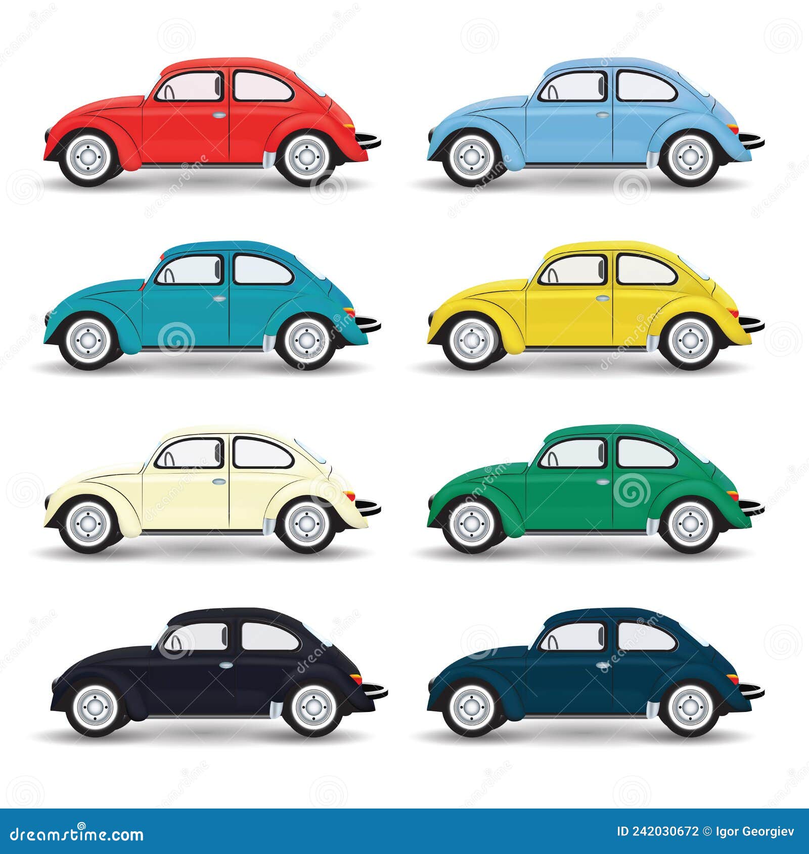 VW Beetle Bug Vector Illustration Poster Template Stock Vector ...