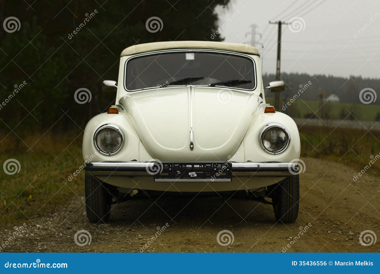 Vw beetle stock photo. Image of white, blacktop, pavement - 35436556