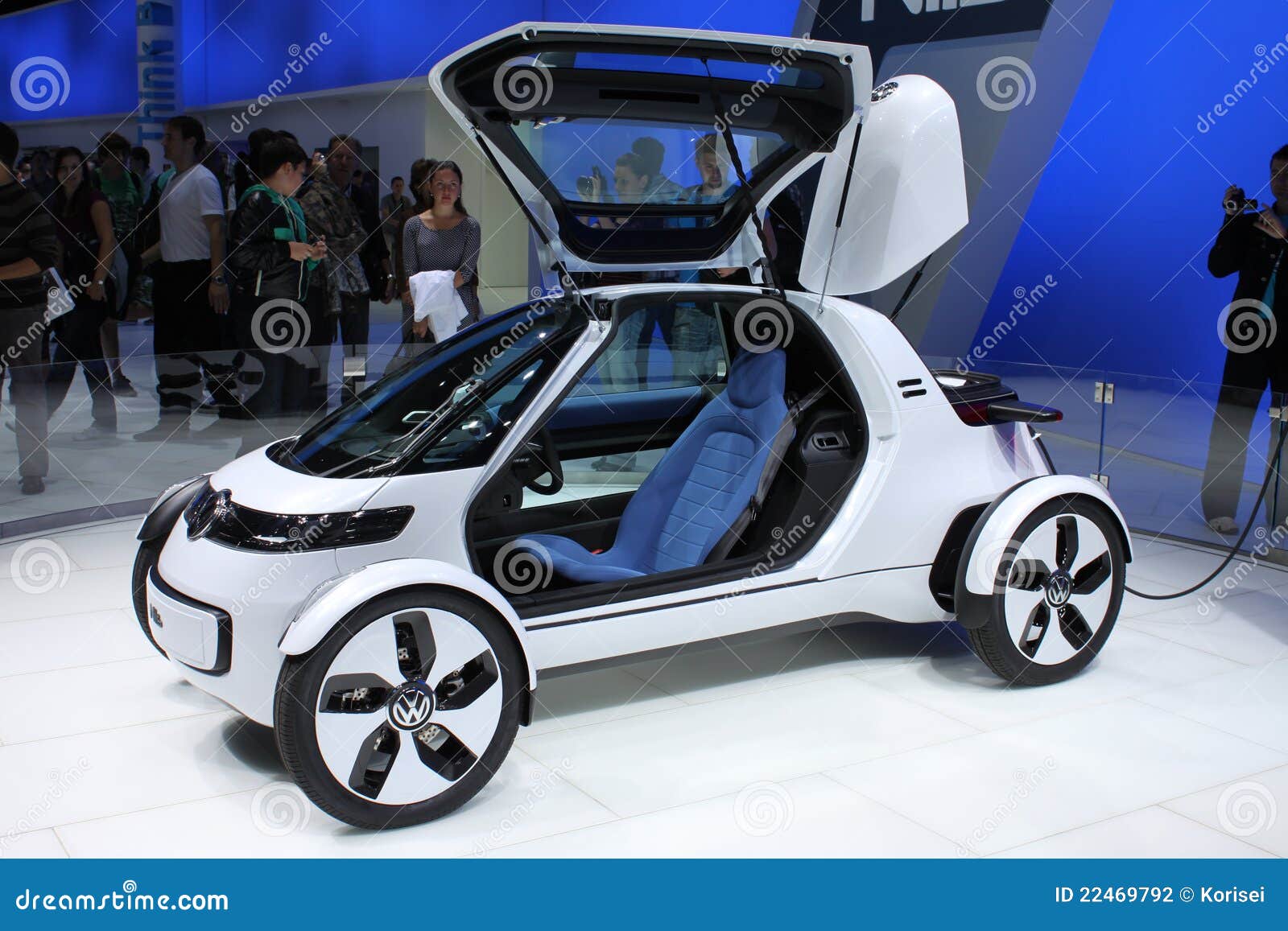 VW Concept of a Small Electrical Car Editorial Photography - Image of ...