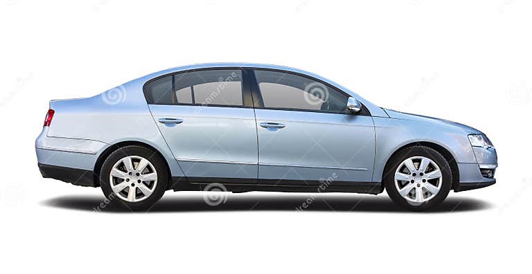 VW Passat Isolated on White Stock Image - Image of view, isolated: 64083251