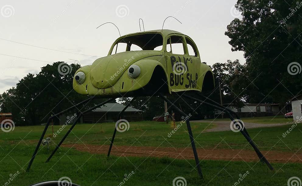 Vw spider bug editorial image. Image of road, trip, ozark - 74910630