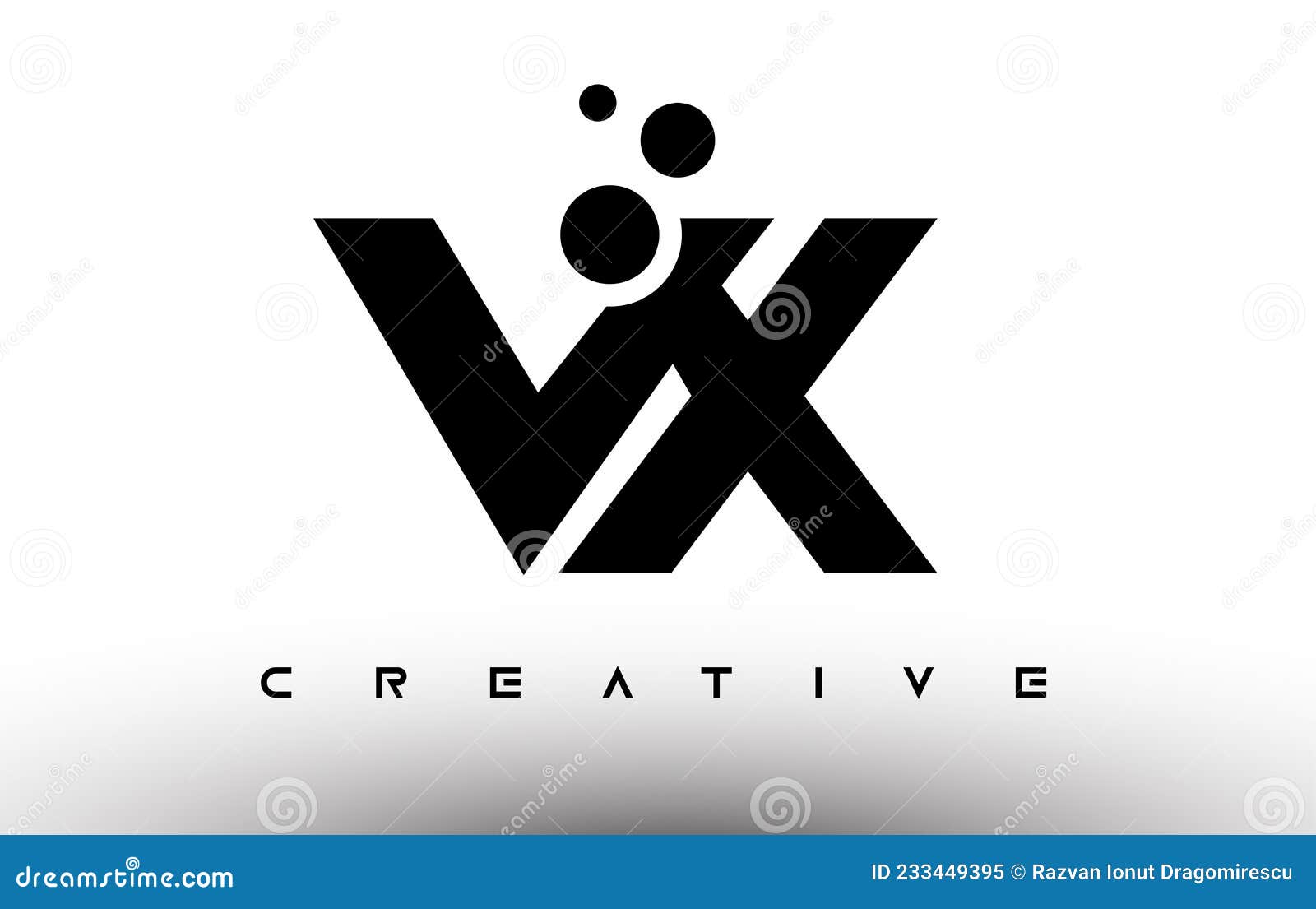 VX Elegant Letter Logo Design. VX Letter Icon with Creative Look Vector ...