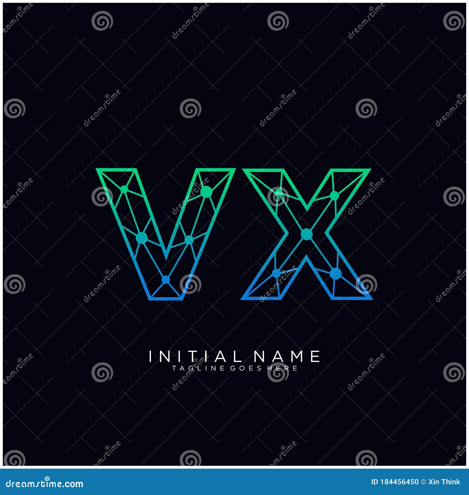 VX Letter Logo Icon Design Template Elements Stock Vector ...