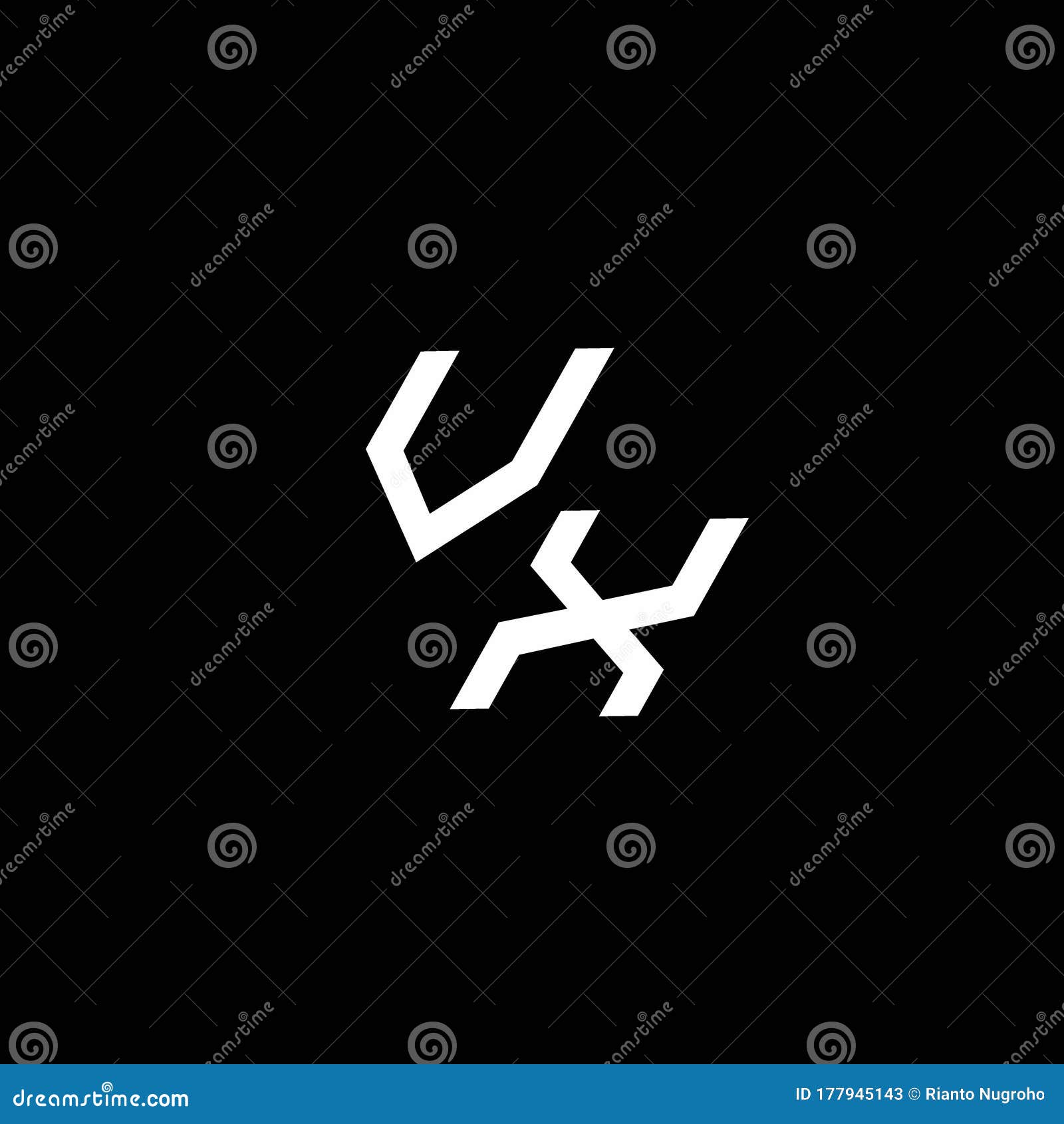 VX Logo Monogram with Up To Down Style Modern Design Template Stock ...
