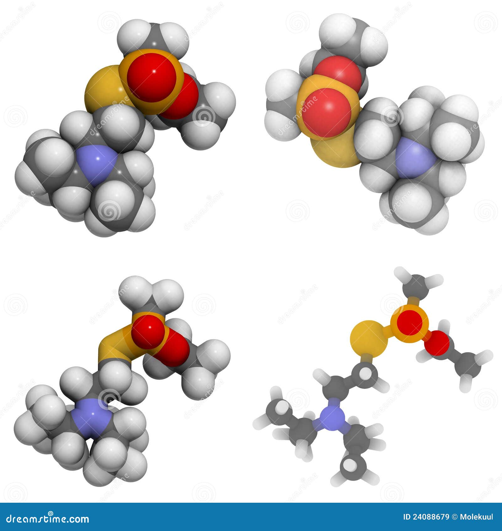 VX molecule (nerve agent) stock illustration. Illustration of chemical ...
