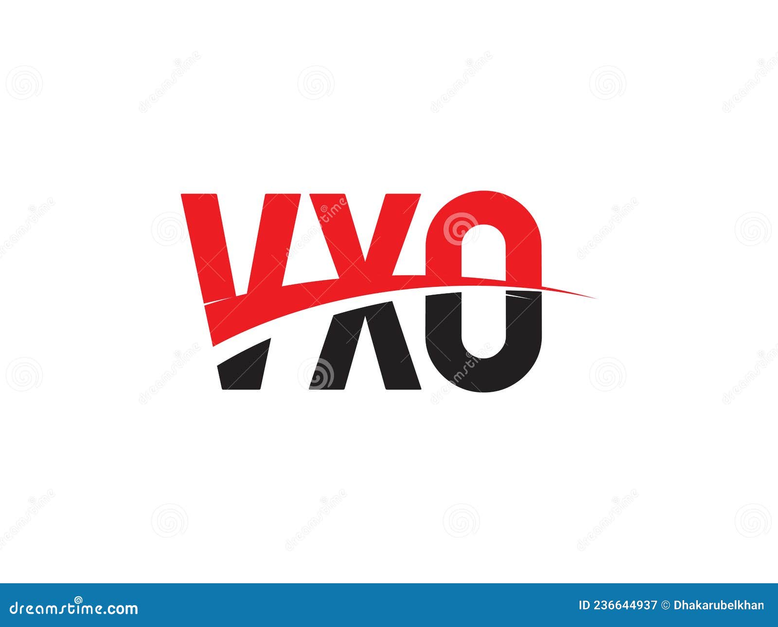 VXO Letter Initial Logo Design Vector Illustration Stock Vector ...