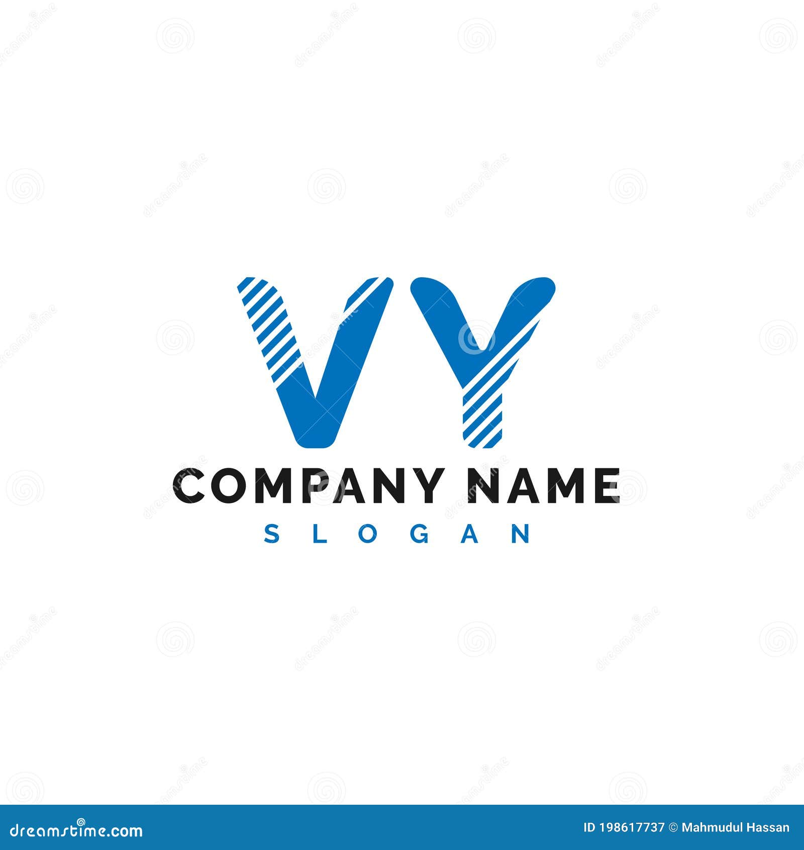 VY Letter Logo Design. VY Letter Logo Vector Illustration - Vector ...