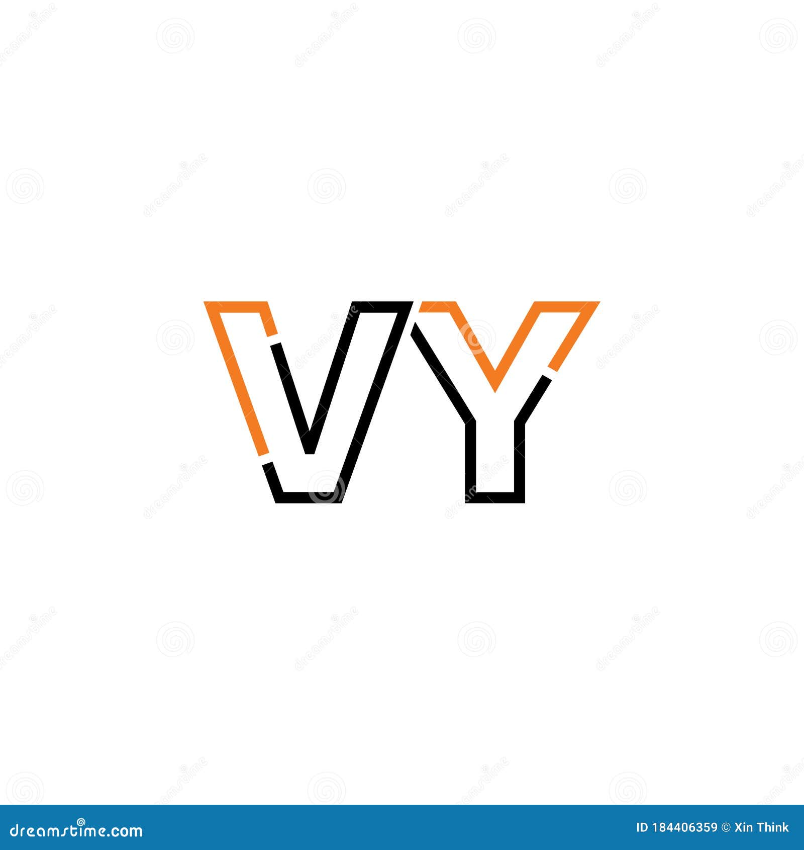 VY Letter Logo Icon Design Template Elements Stock Vector ...