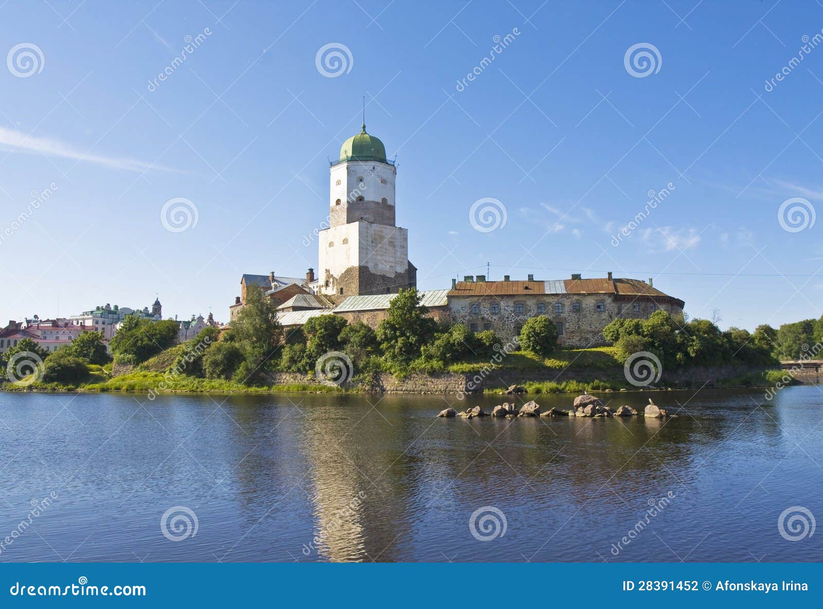 Vyborg, castle stock photo. Image of building, russian - 28391452