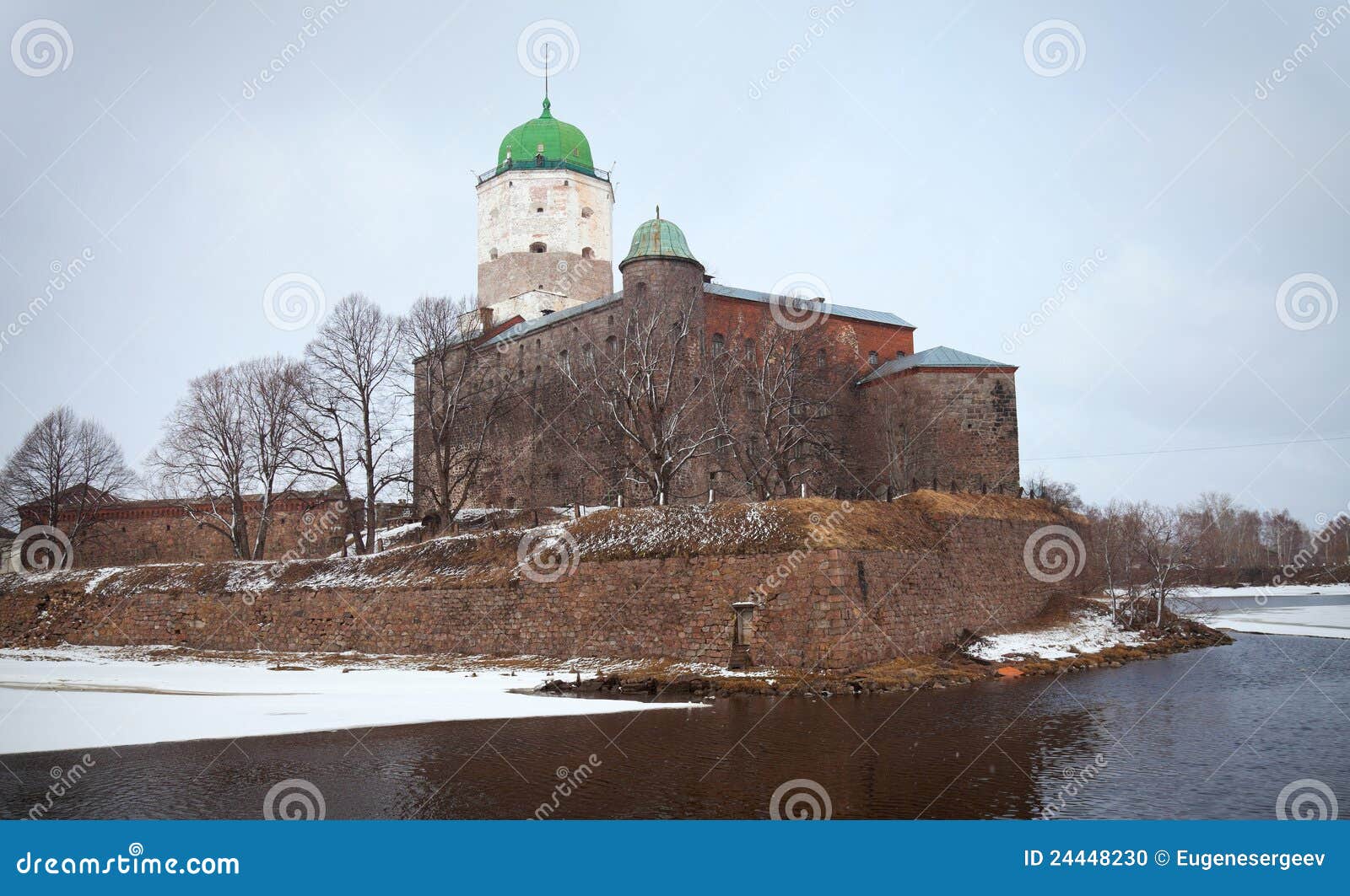 Vyborg Castle. Russia stock photo. Image of europe, facade - 24448230