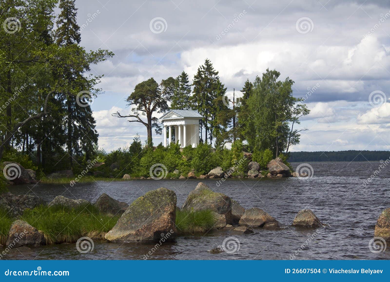 The Park Of Mon Repos In Corfu Town, Greece Royalty-Free Stock ...