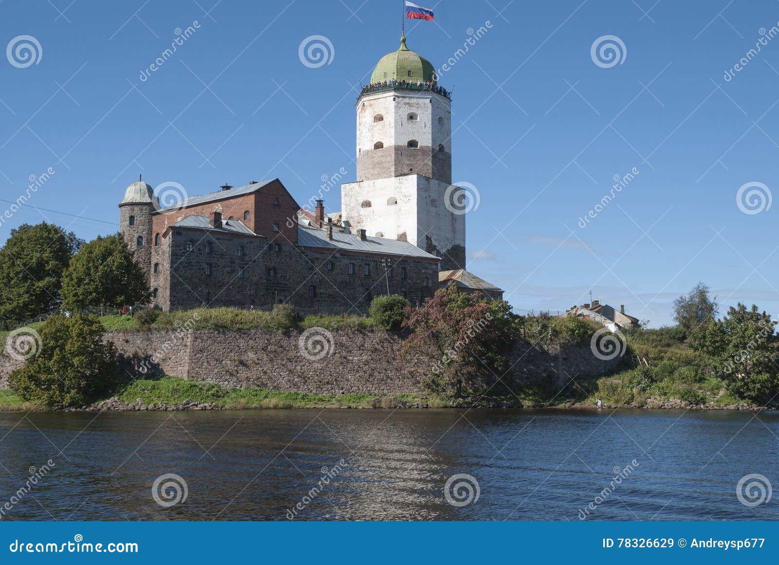 Vyborg, Russia September 3, 2016: Old Swedish Castle in Vyborg ...