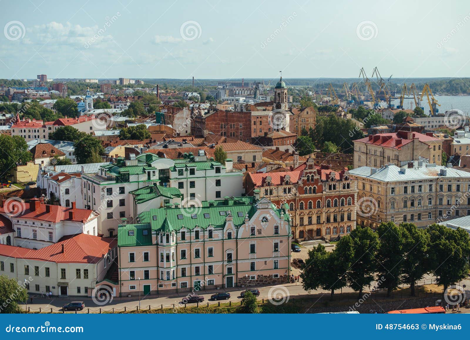 Vyborg stock image. Image of view, height, observation - 48754663