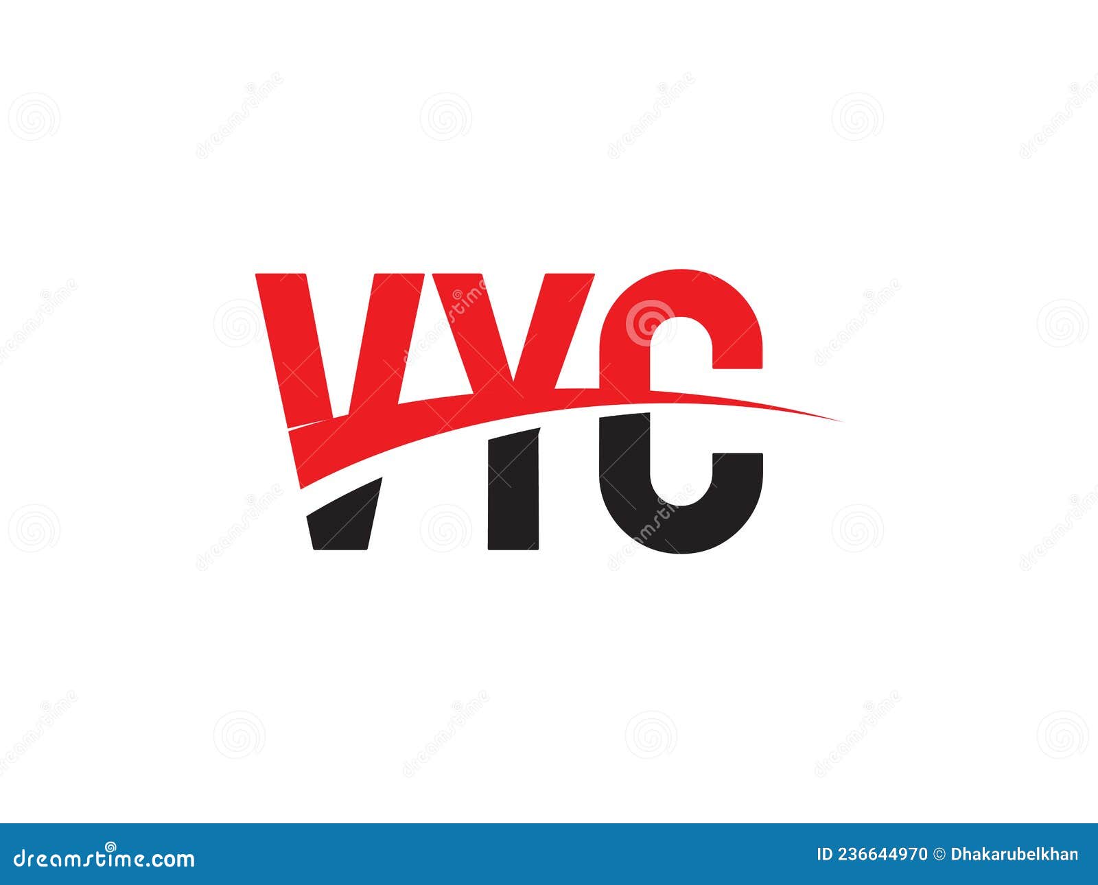 VYC Letter Initial Logo Design Vector Illustration Stock Vector ...