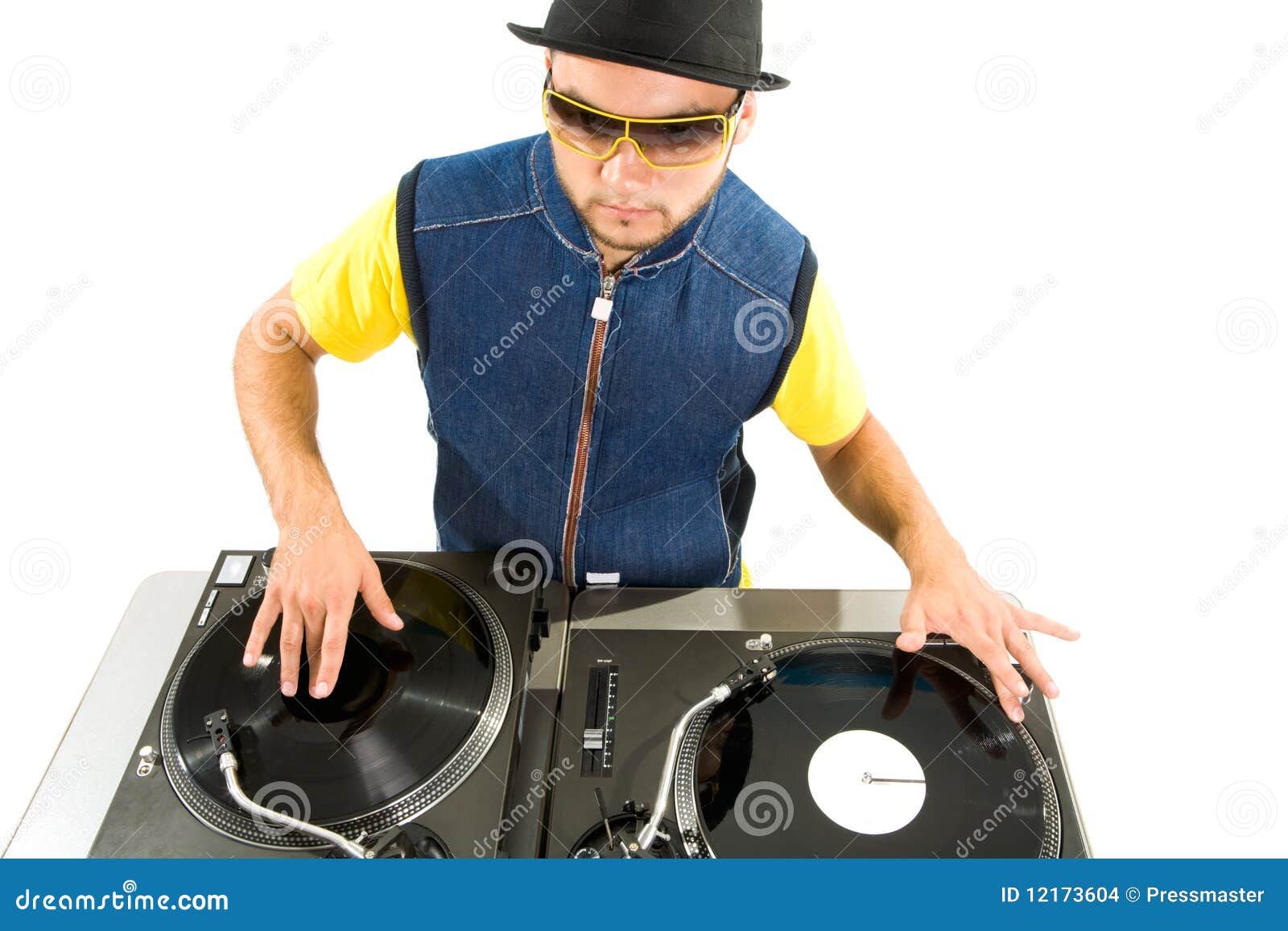 Vynil disc player stock photo. Image of isolation, record - 12173604
