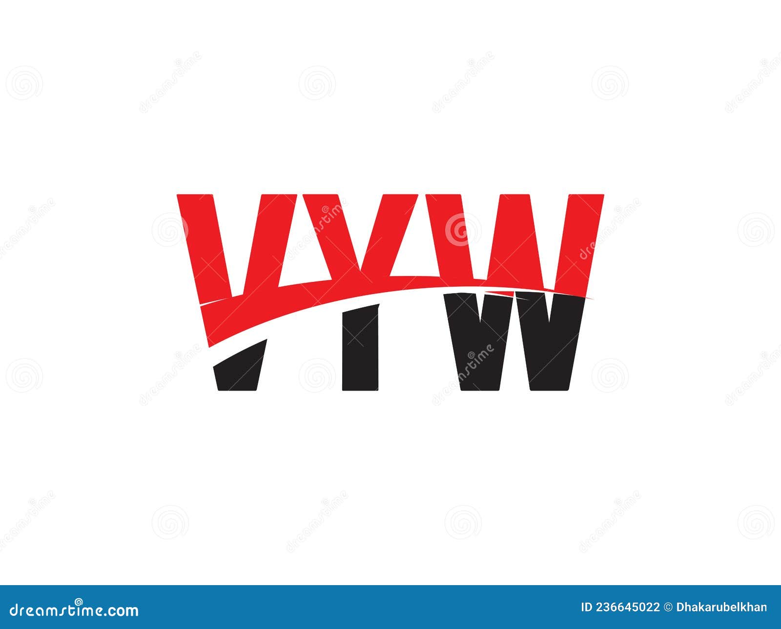 VYW Letter Initial Logo Design Vector Illustration Stock Vector ...