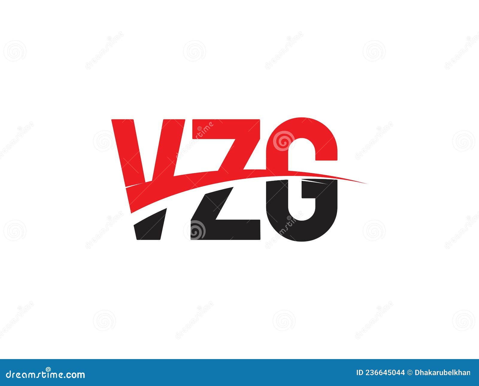 VZG Letter Initial Logo Design Vector Illustration Stock Vector ...