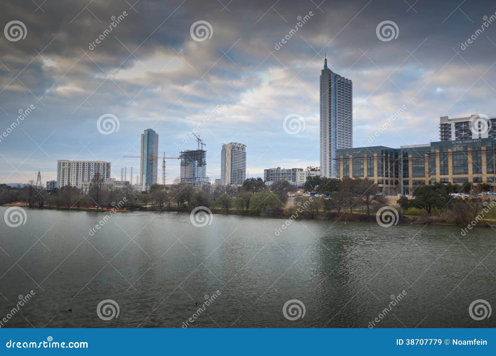 W centrum Austin Teksas obraz stock editorial. Obraz złożonej z ...