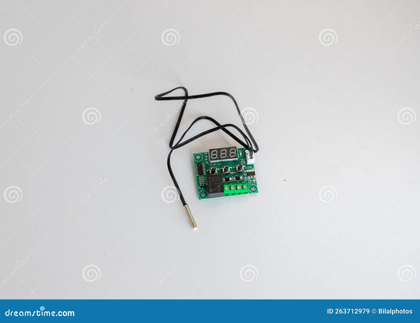 W1209 Digital Thermostat 12V DC Temperature Controller for Incubator or ...