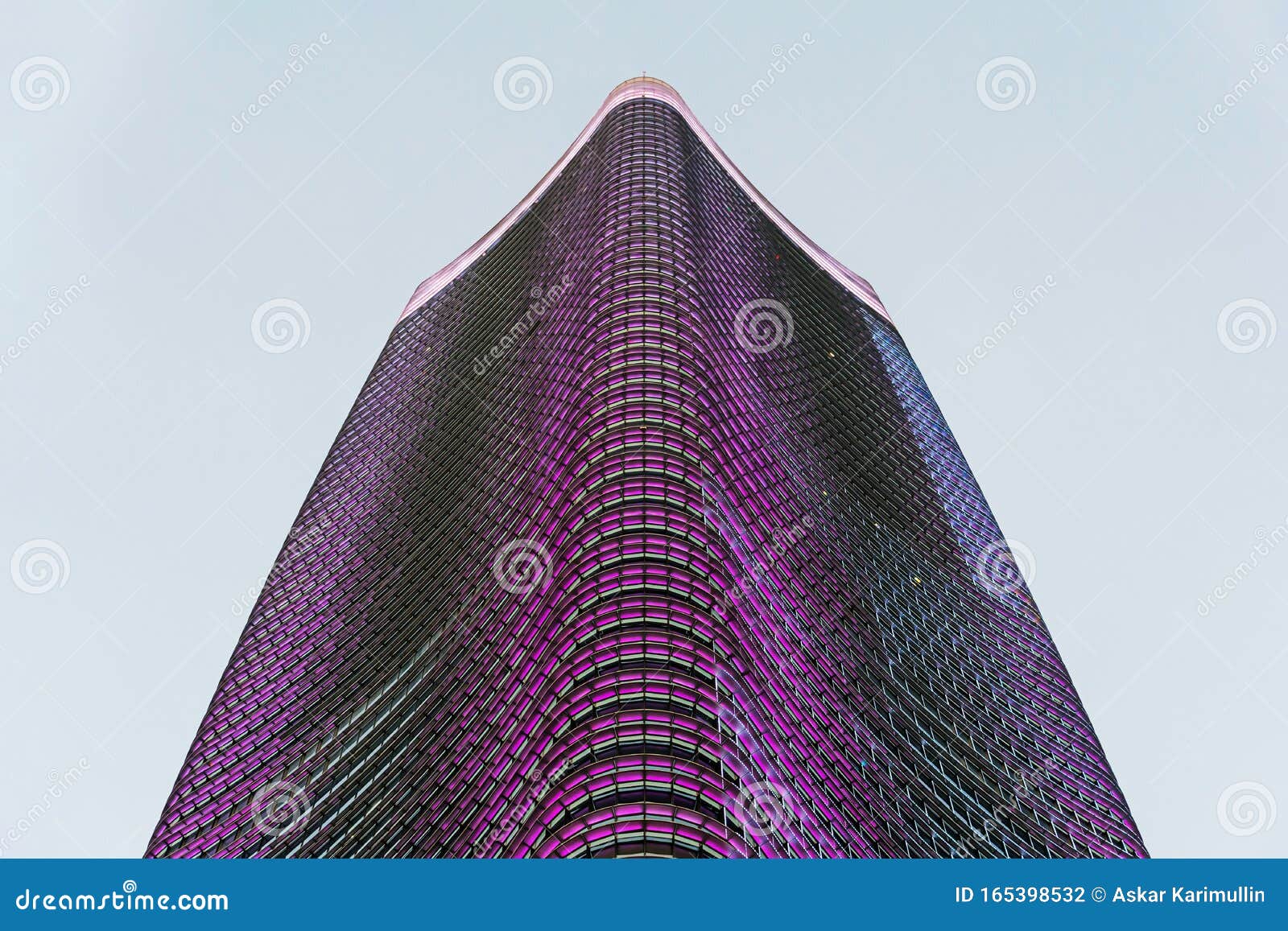 W Hotel Tower and LED Screen Editorial Photography - Image of design ...