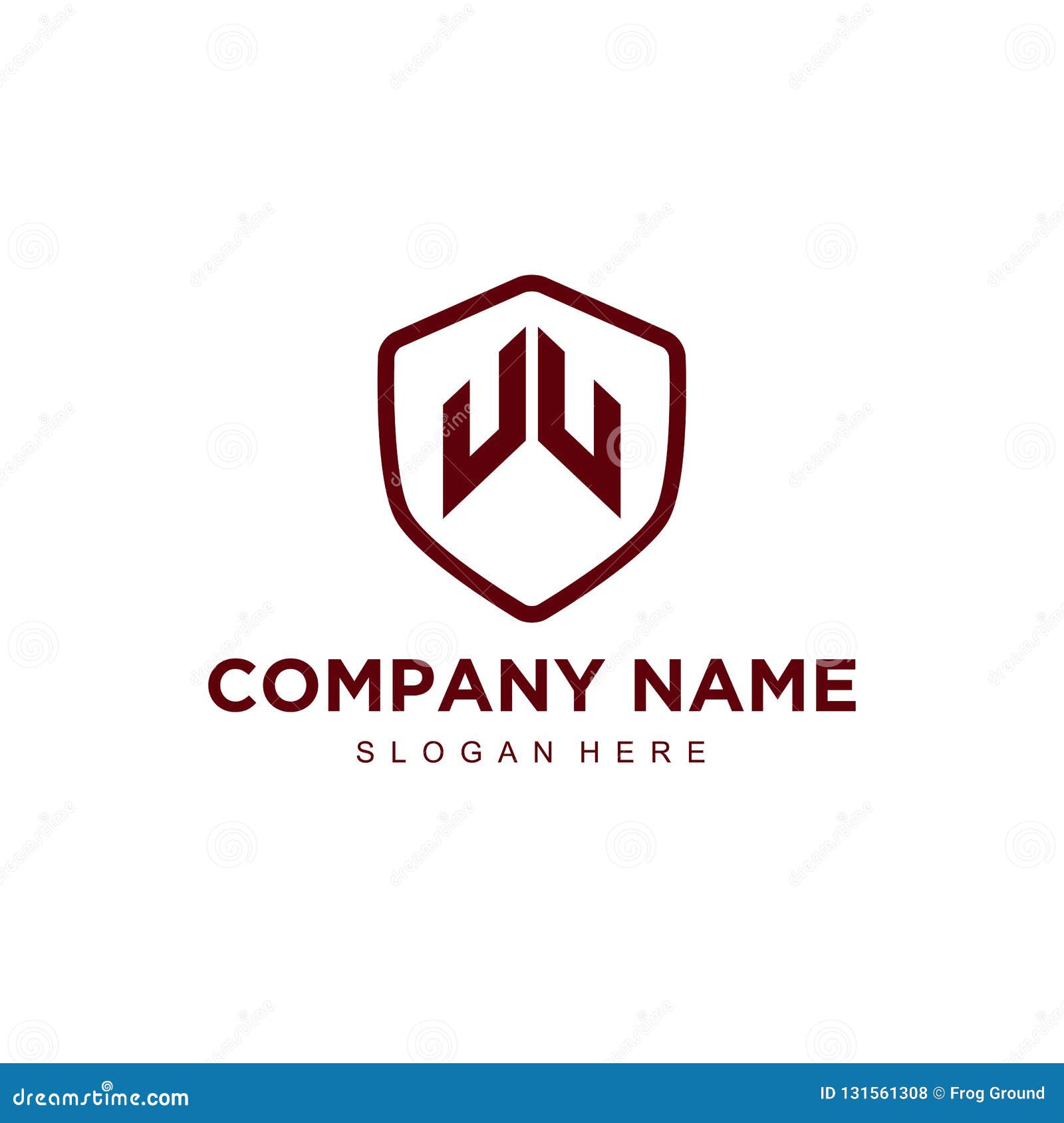 W Initial Logo Template Vector Stock Vector - Illustration of office ...