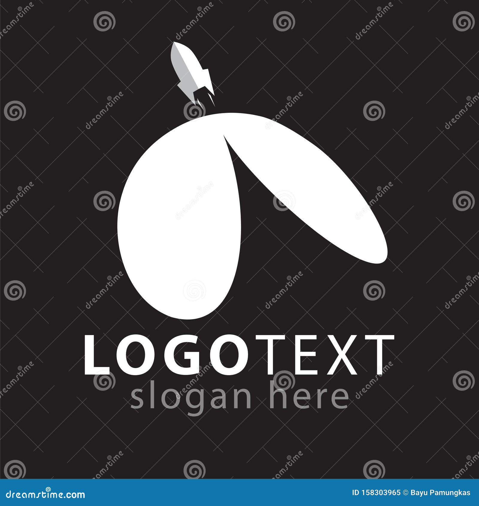W Letter Rocket Logo Vector Template Stock Vector - Illustration of ...