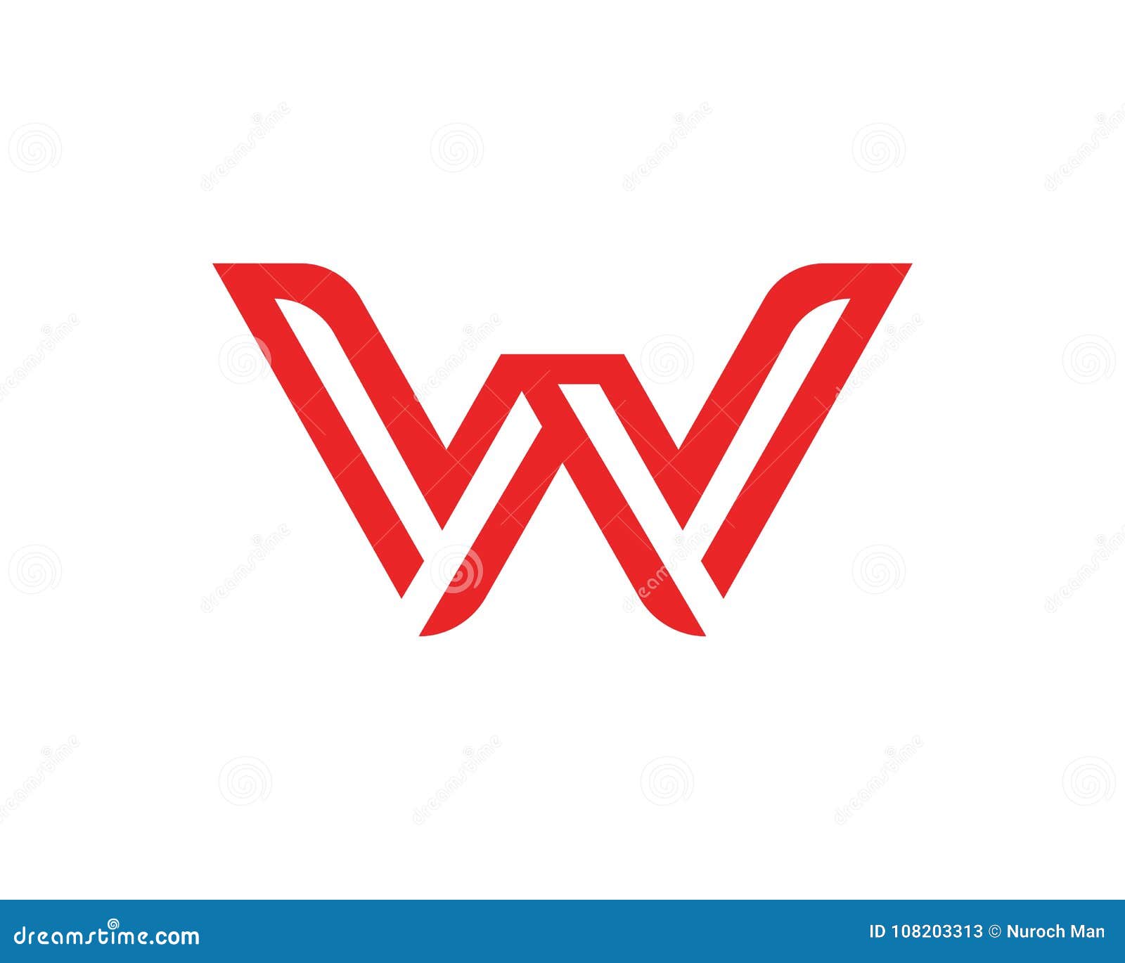 W Letters Business Logo and Symbols Template Stock Vector ...