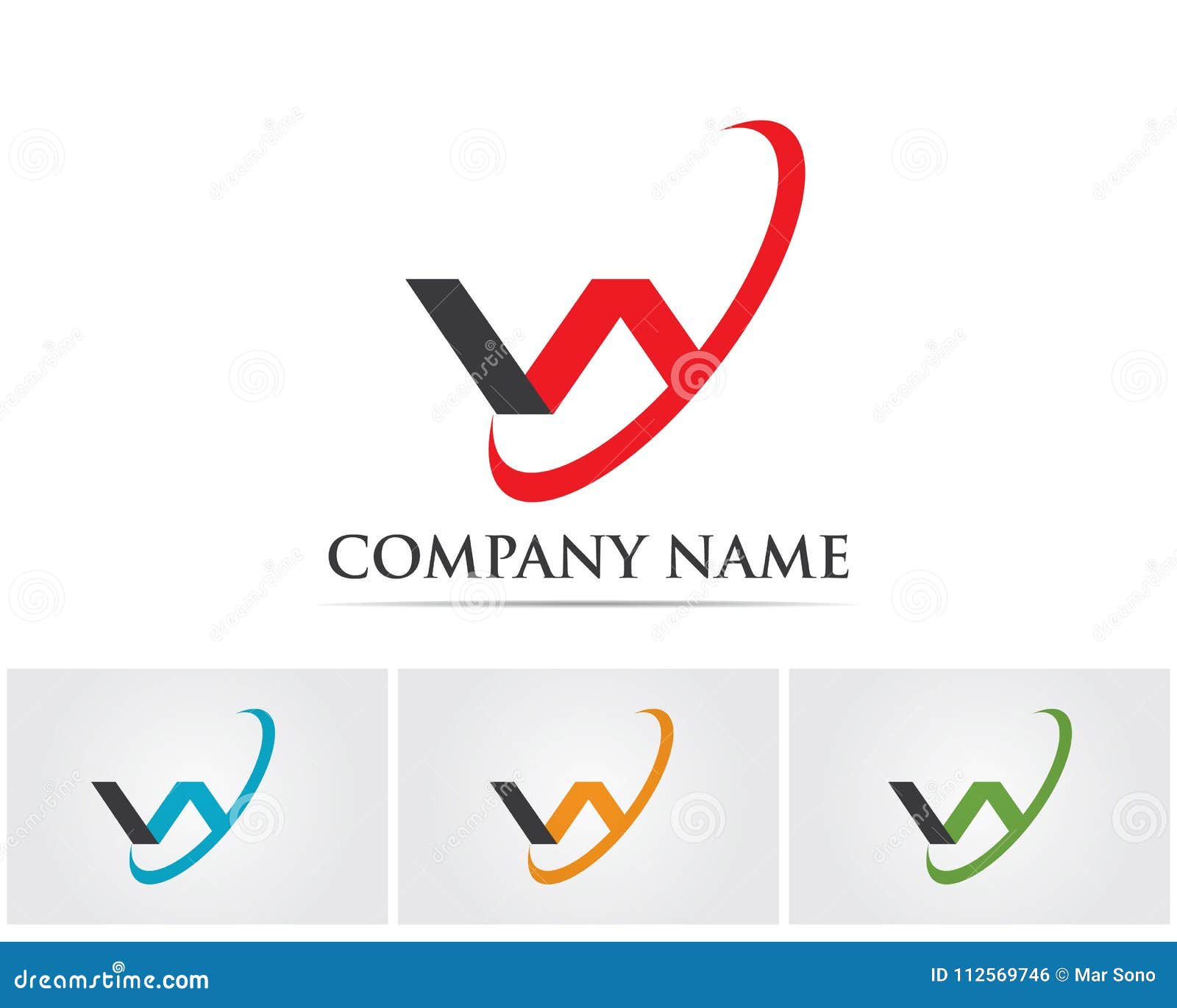 W Letters Business Logo and Symbols Template. Stock Vector ...
