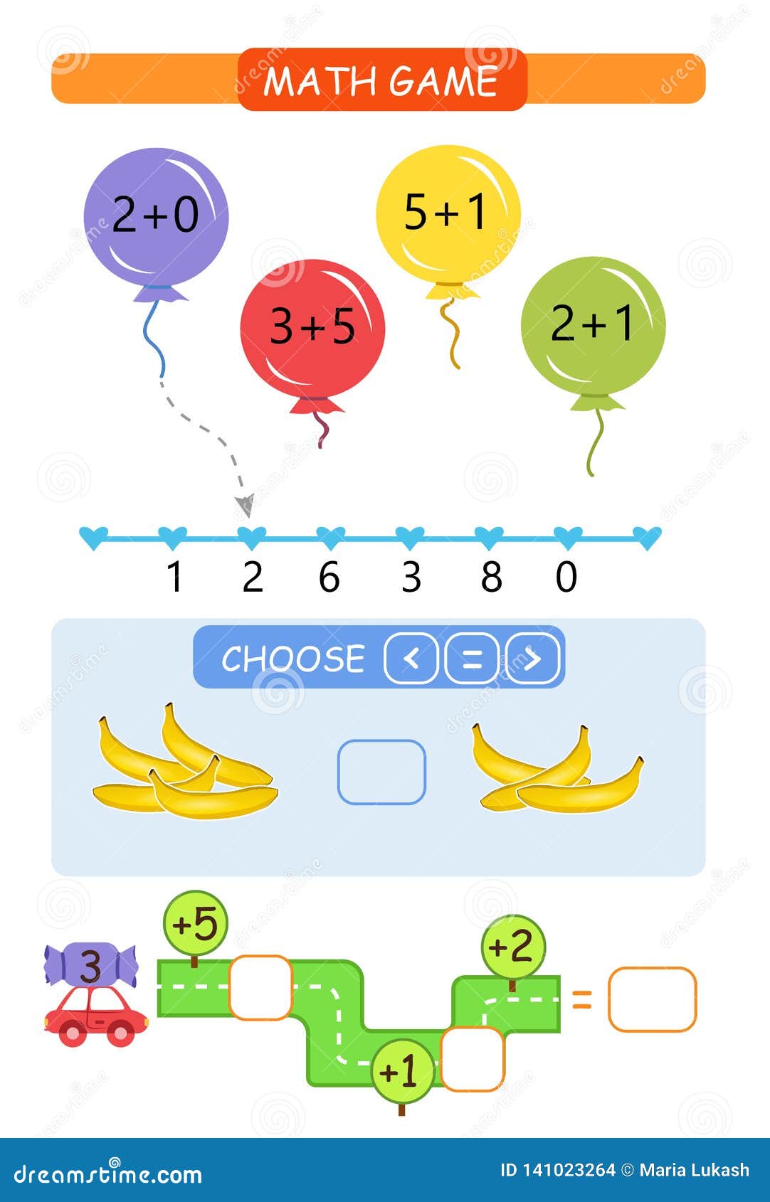 Worksheet. Counting Game. Learning Mathematics, Tasks for Addition ...