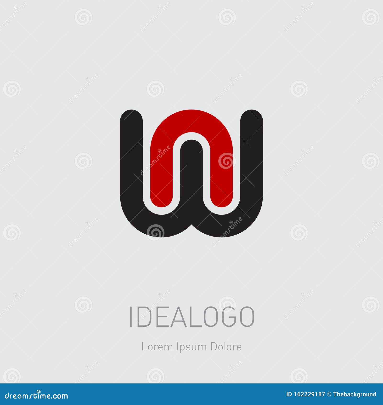 W and N Initials, Logo. WN - Monogram Template or Logotype Stock Vector ...