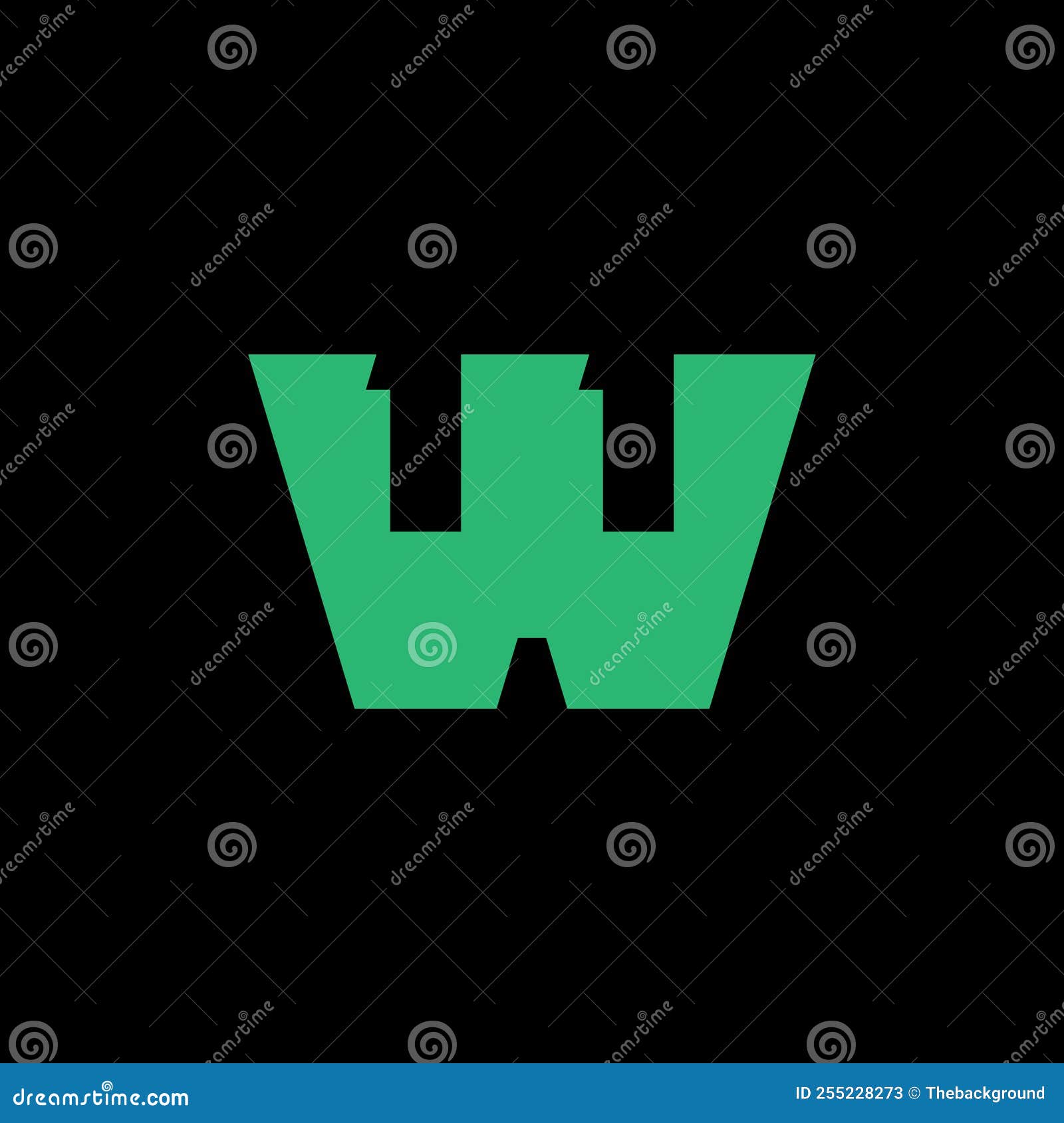 W11. Vector Design Element or Icon. 11W Logotype Stock Vector ...