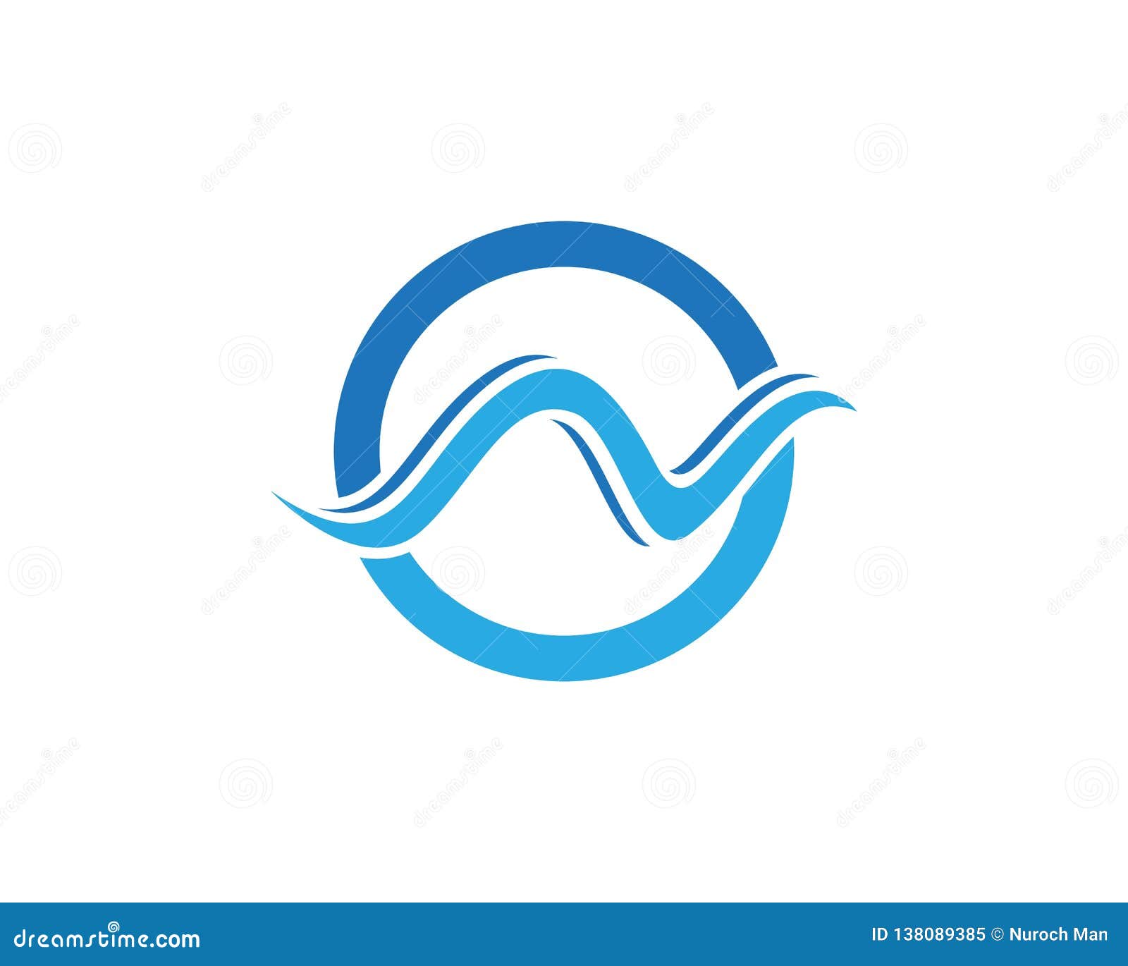 W Wave Logo Template Vector Design Illustration Stock Vector ...