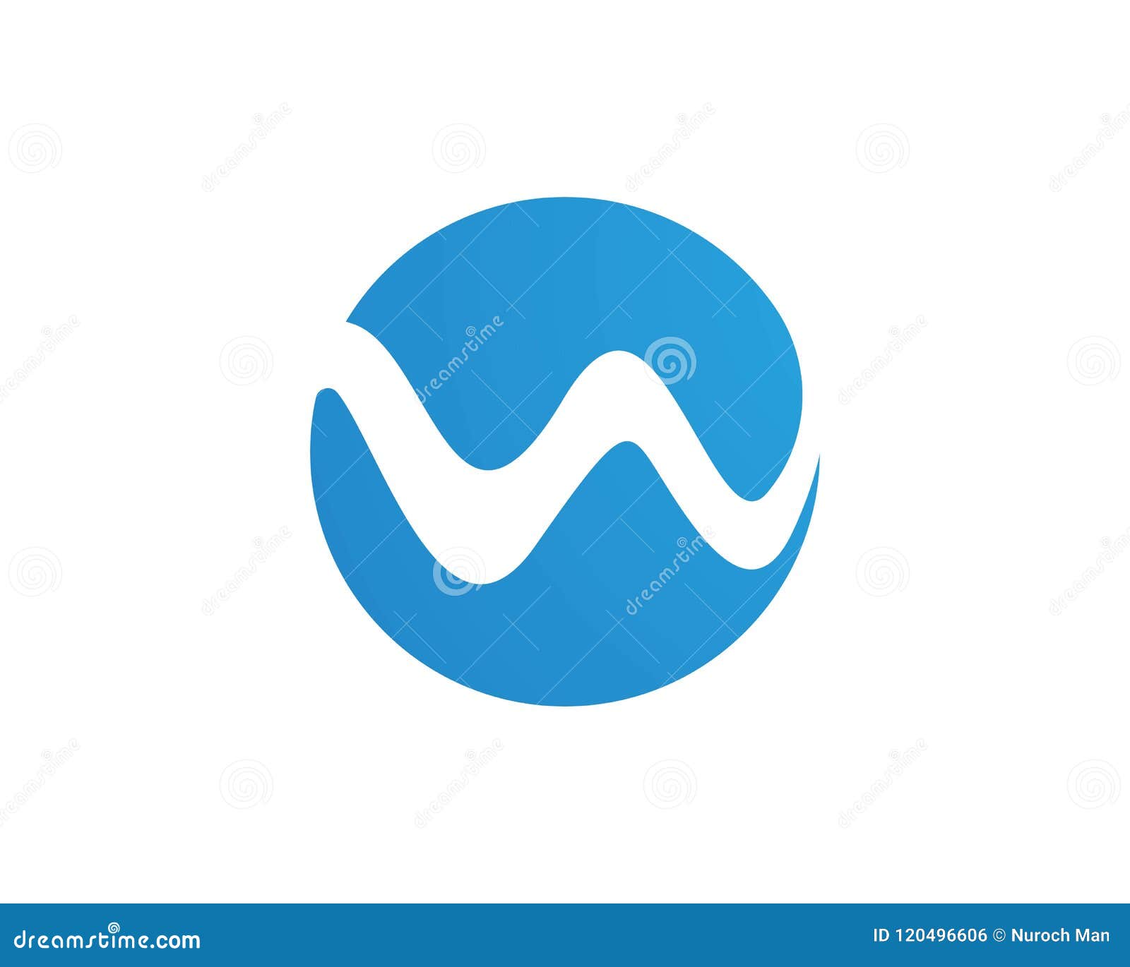 W Wave Logos and Symbols Vector Stock Vector - Illustration of ...