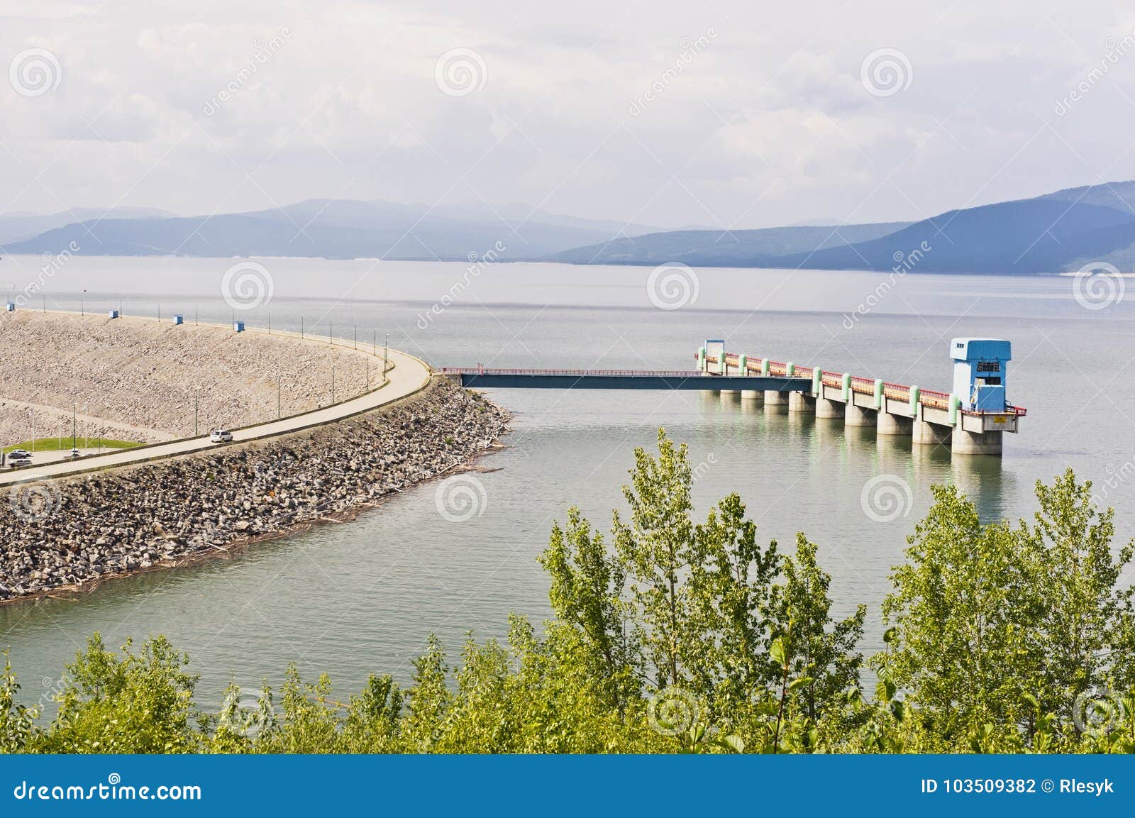 WAC Bennett Dam stock photo. Image of northern, road - 103509382