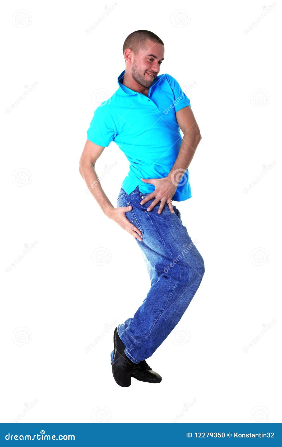 Wacking man dancer stock photo. Image of action, fitness - 12279350