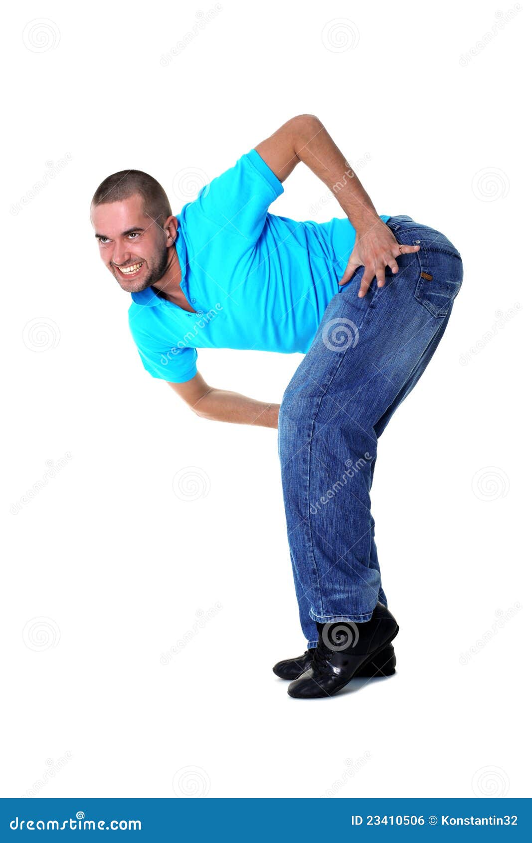 Wacky man dancer stock photo. Image of style, performer - 23410506