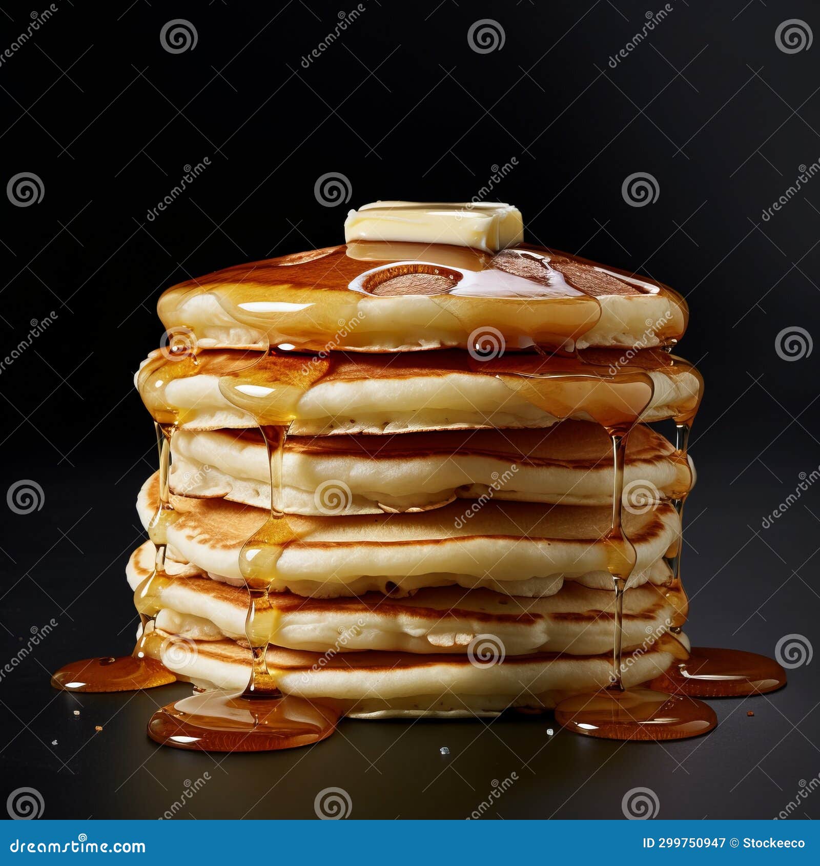 Wacky Pancakes: a Deliciously Iconic Stack of Syrupy Goodness Stock ...