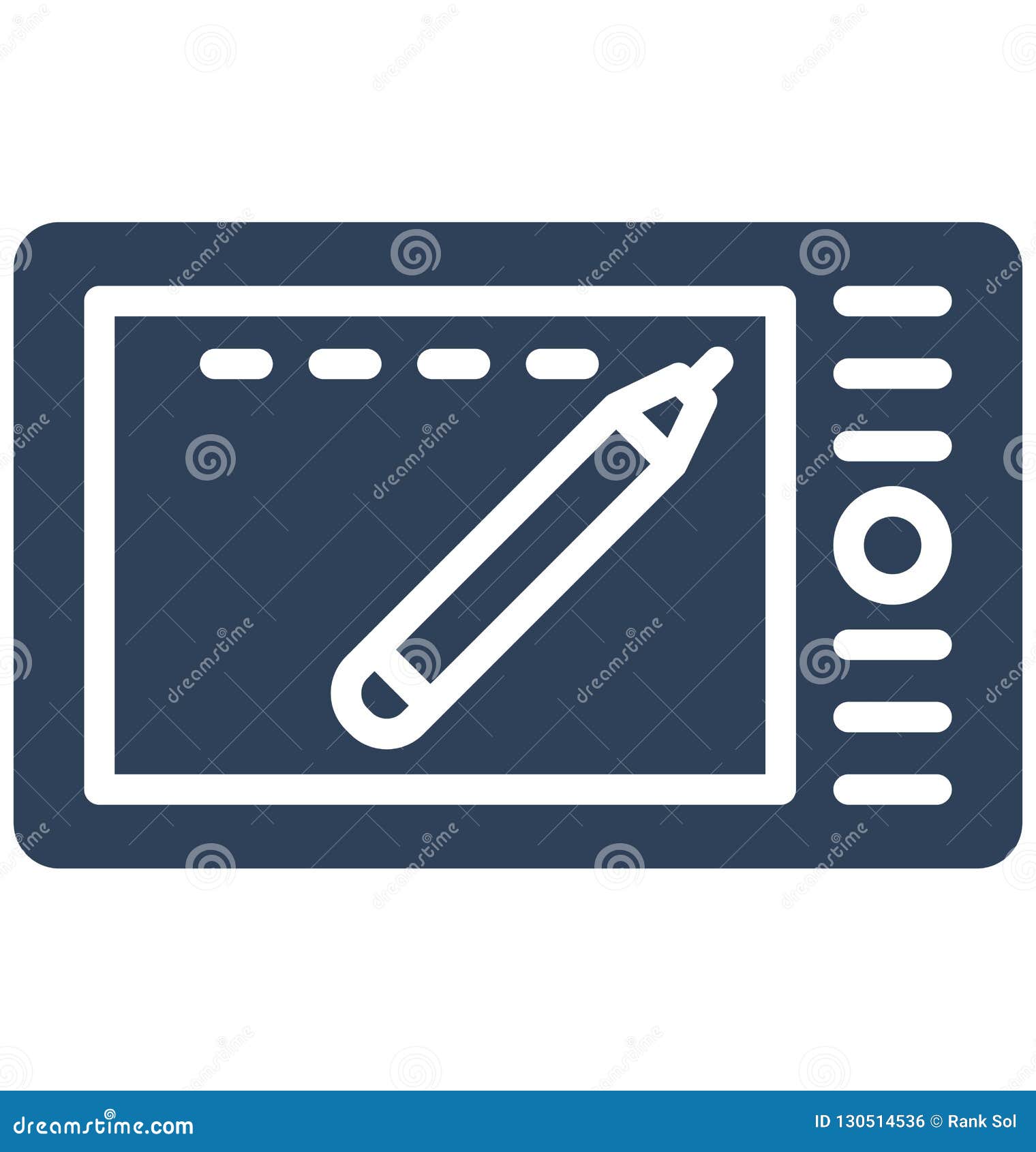 Wacom, Design Isolated Vector Icon that Can Be Easily Edited in Any ...