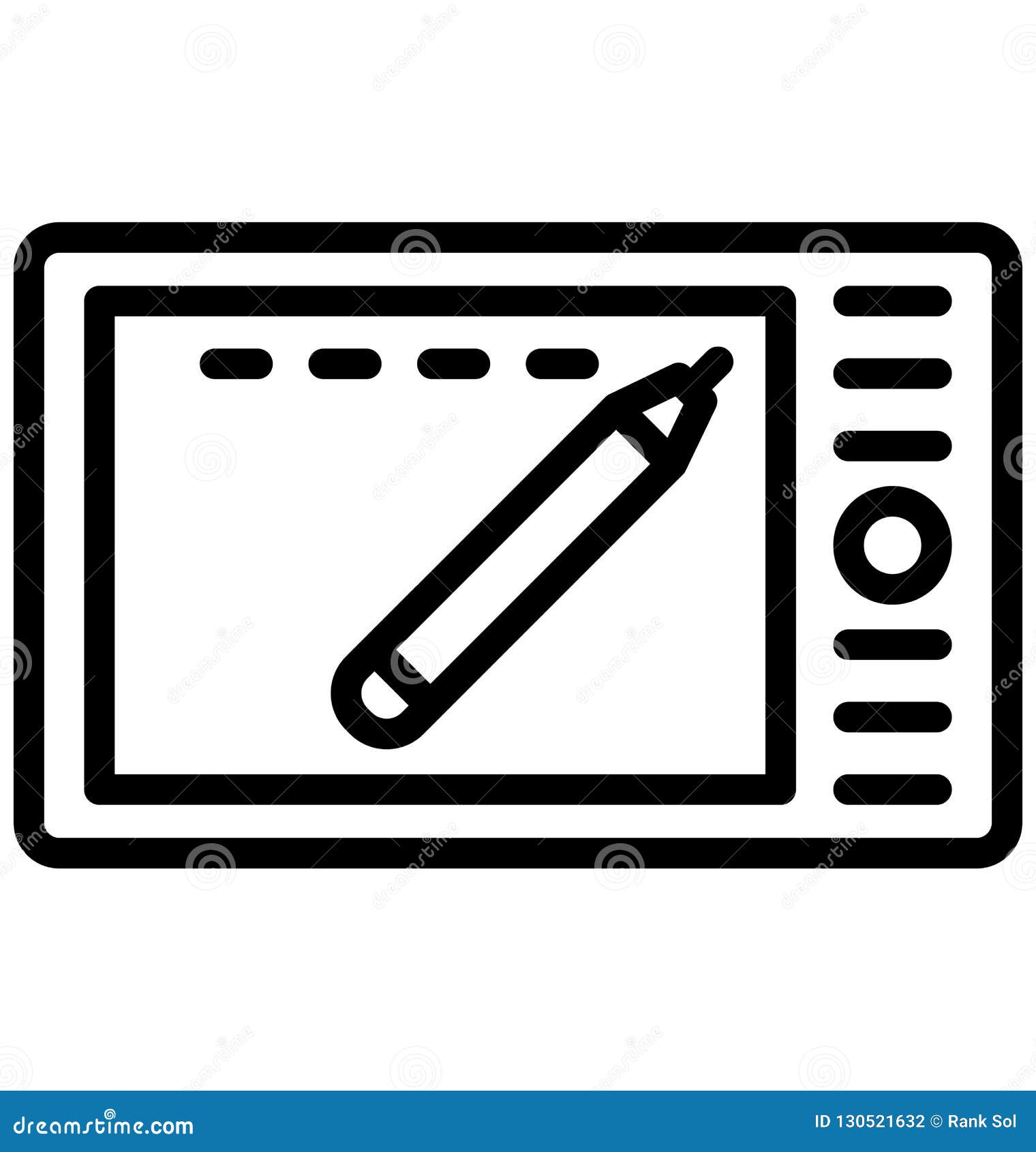 Wacom, Design Isolated Vector Icon that Can Be Easily Edited in Any ...