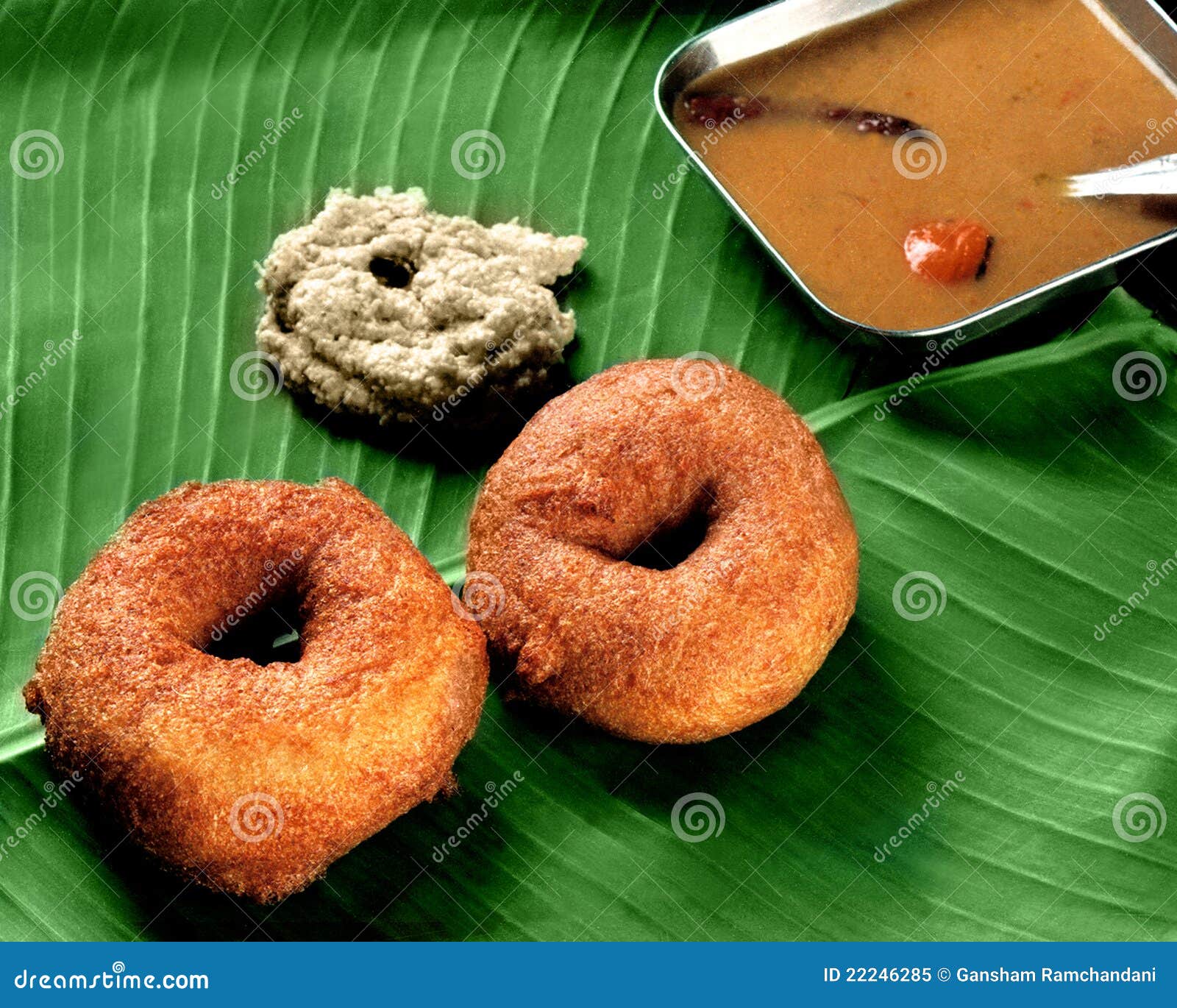 Wada Sambar For Breakfast Royalty Free Stock Photo - Image: 22246285