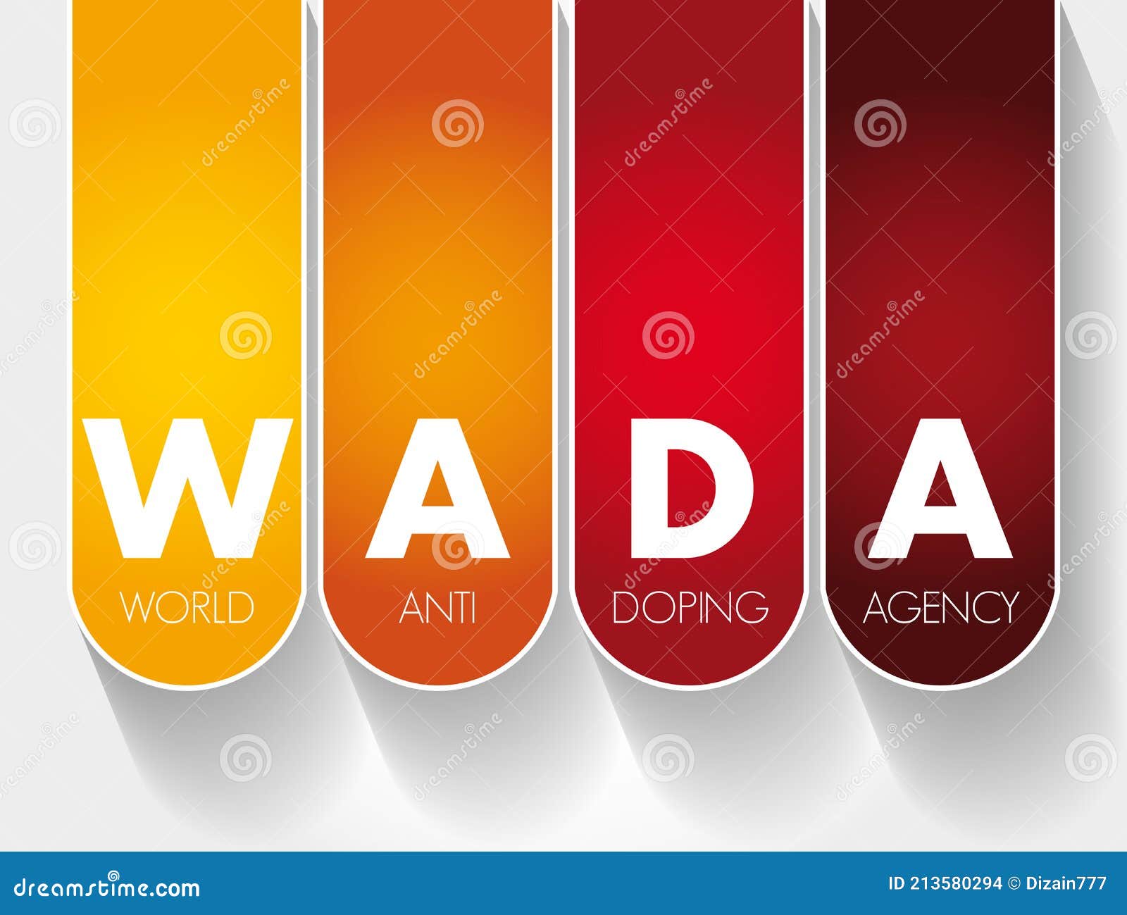 WADA - World Anti Doping Agency Acronym, Concept Background Stock ...
