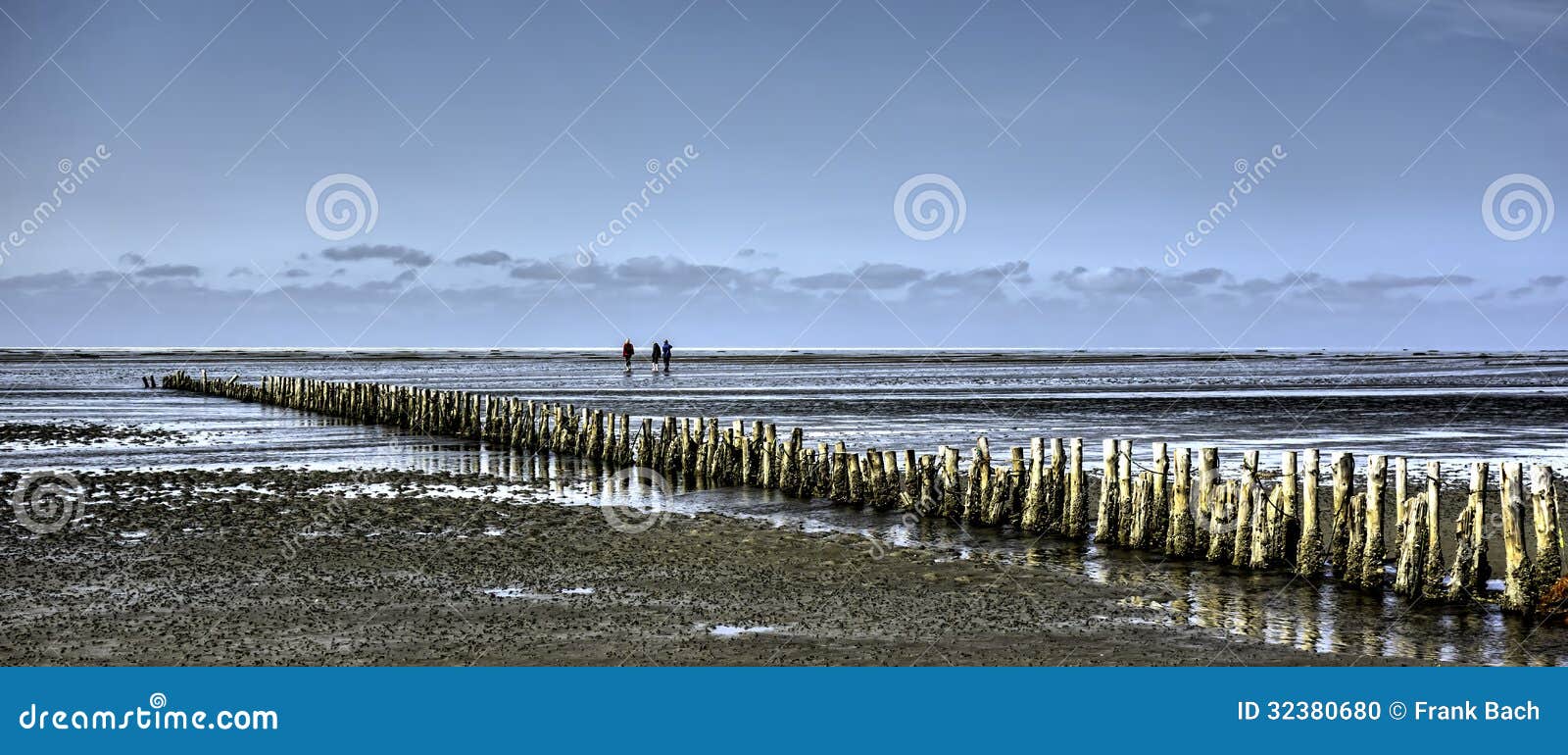 Wadden Overzees Van Het Eiland Mando, Denemarken Stock Foto - Image of ...