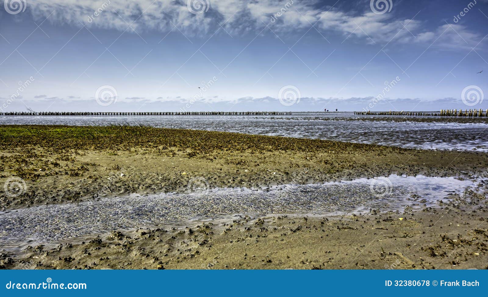 Wadden Sea from the Island Mando, Denmark Stock Photo - Image of beach ...