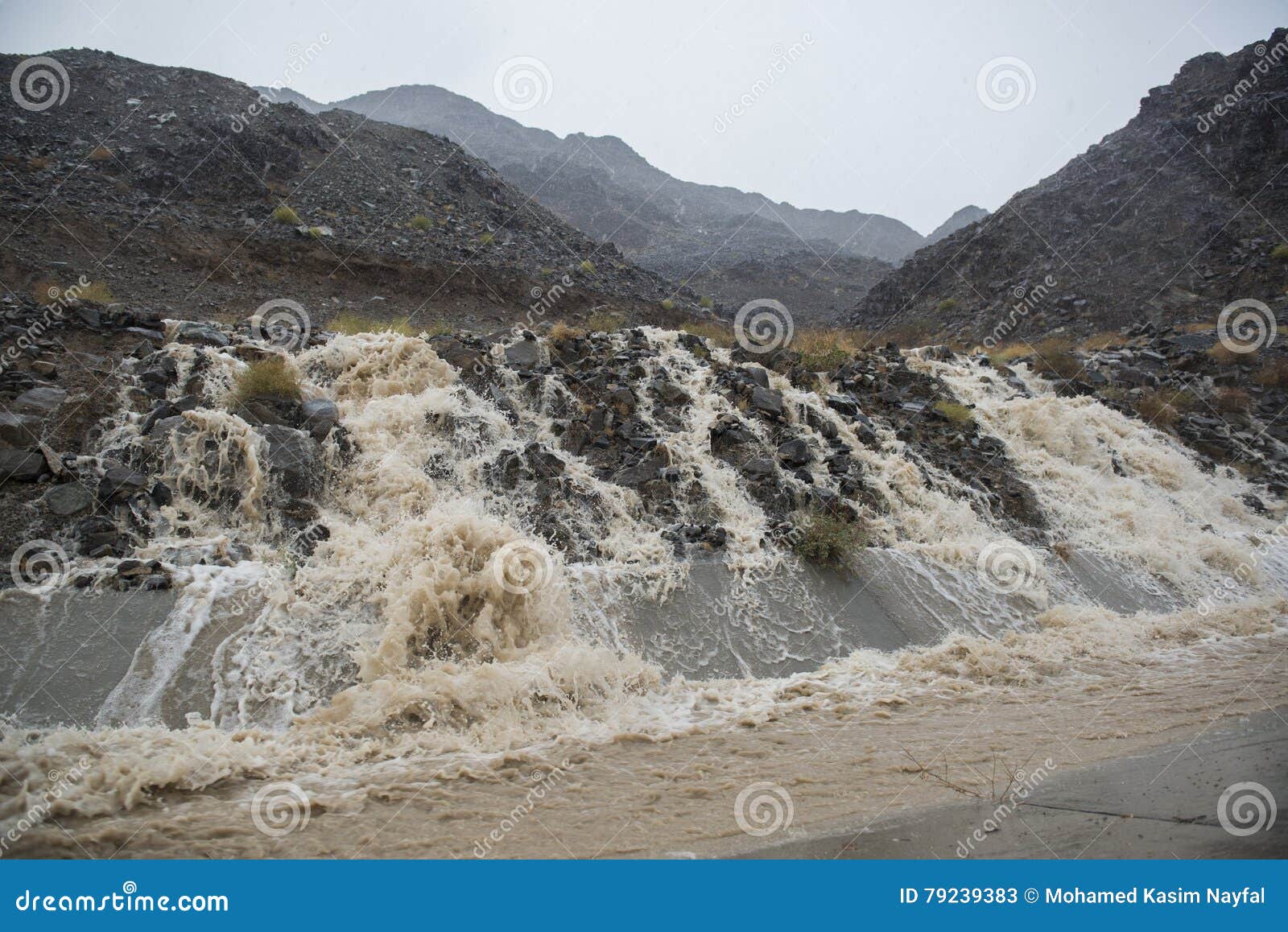 Wadi Al Shawkha, Ras Al Khaimah Stock Image - Image of shawkha, river ...